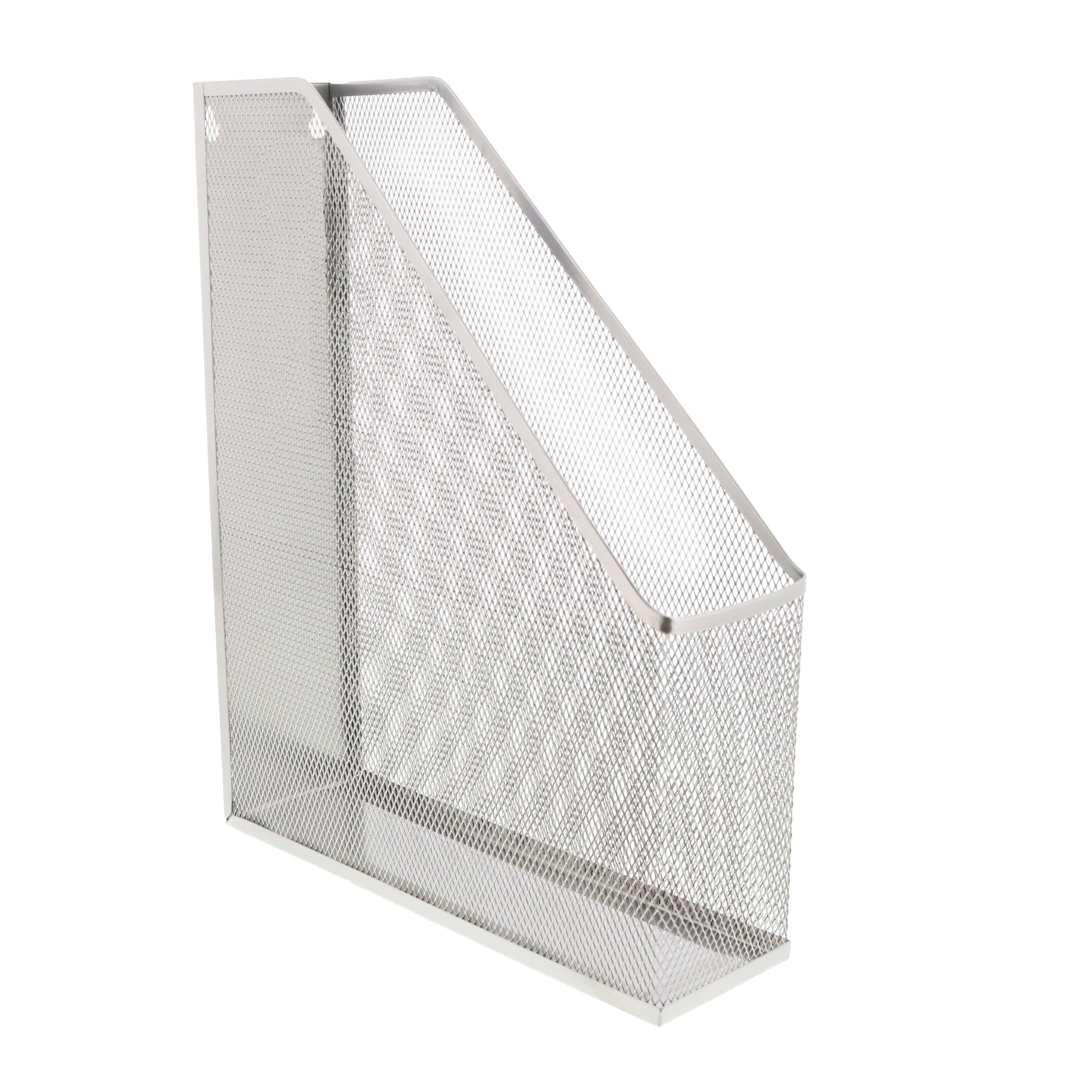 Simplify Silver Mesh Magazine File - Shop School & Office Supplies at H-E-B