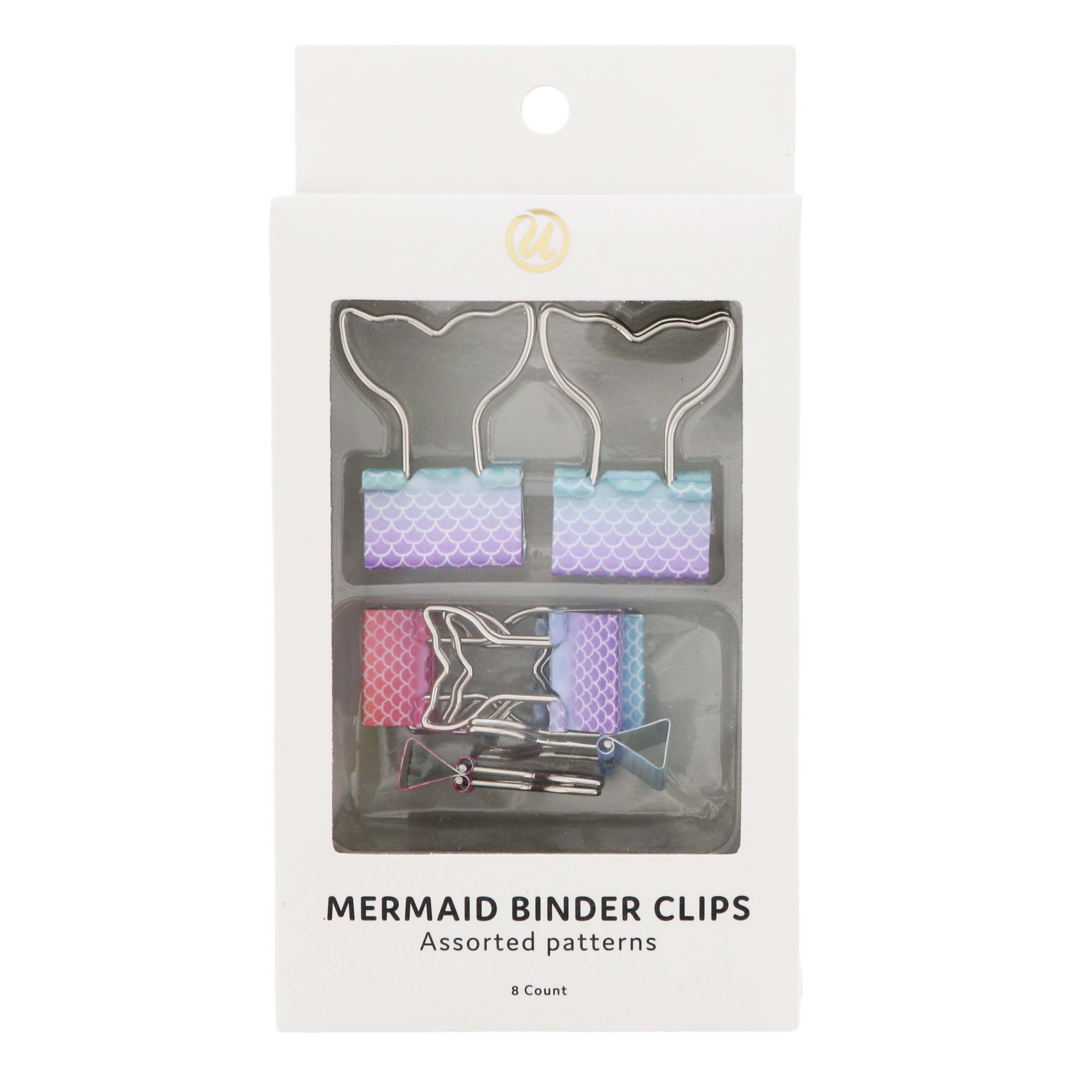 U Brands Mermaid Binder Clips - Shop Paper clips & fasteners at H-E-B