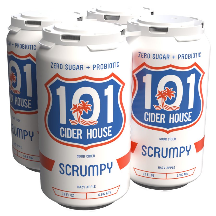 101 Cider House Scrumpy Hazy Apple Sour Cider 12 oz Cans - Shop Beer ...