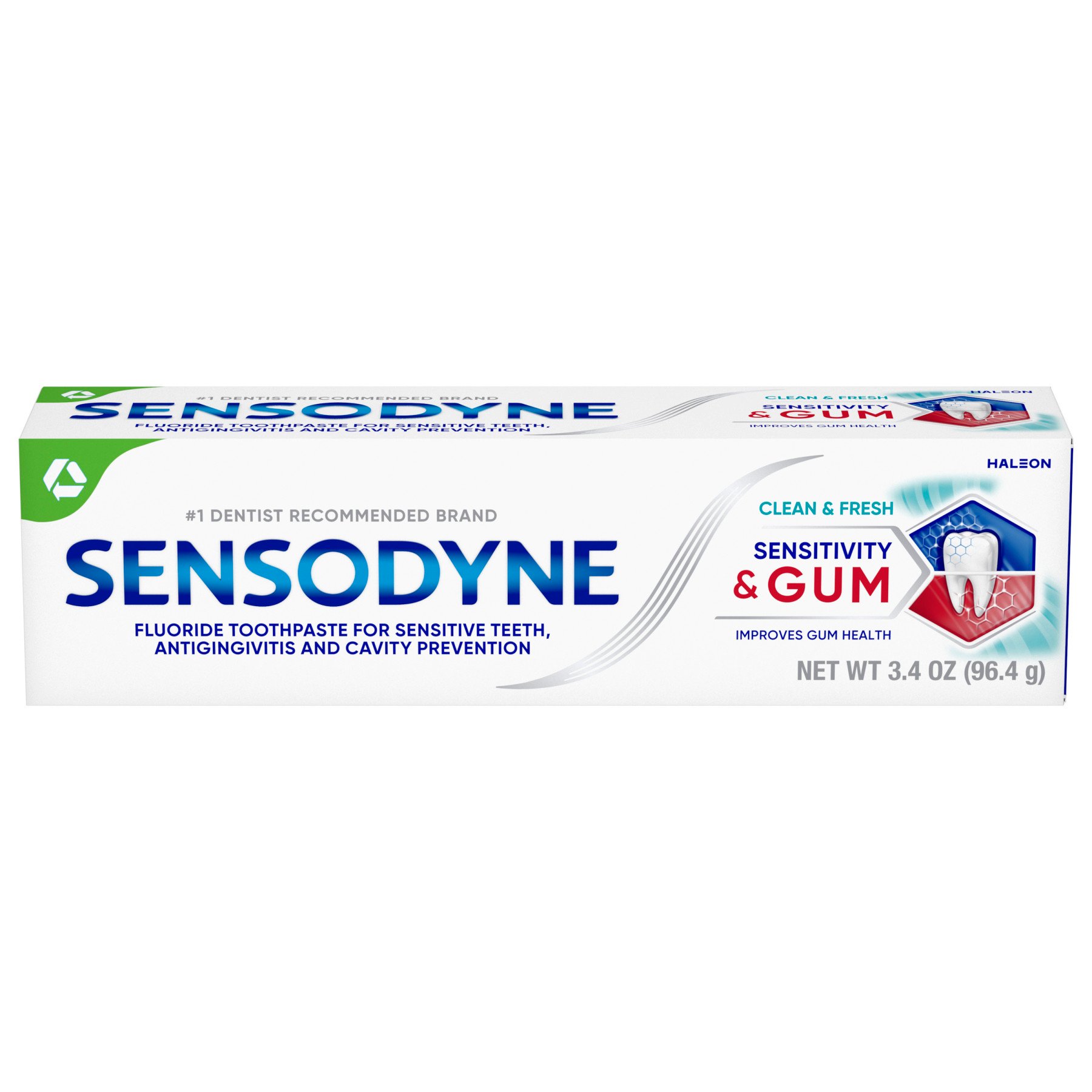 Sensodyne Sensitivity and Gum Sensitive Toothpaste Clean and Fresh ...