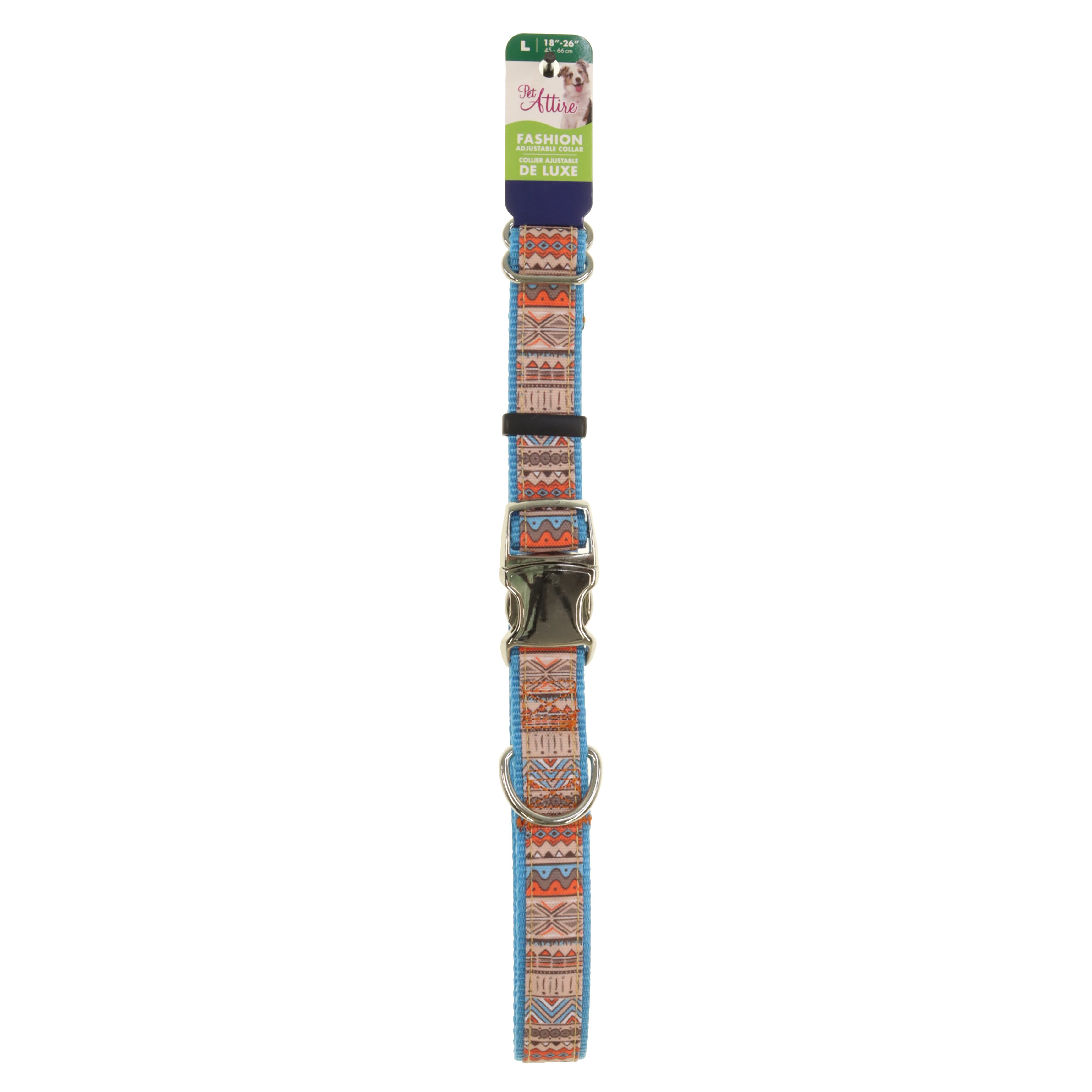 Pet Attire Canvas Ribbon Collar 18-26 Inch Tribal - Shop Collars ...