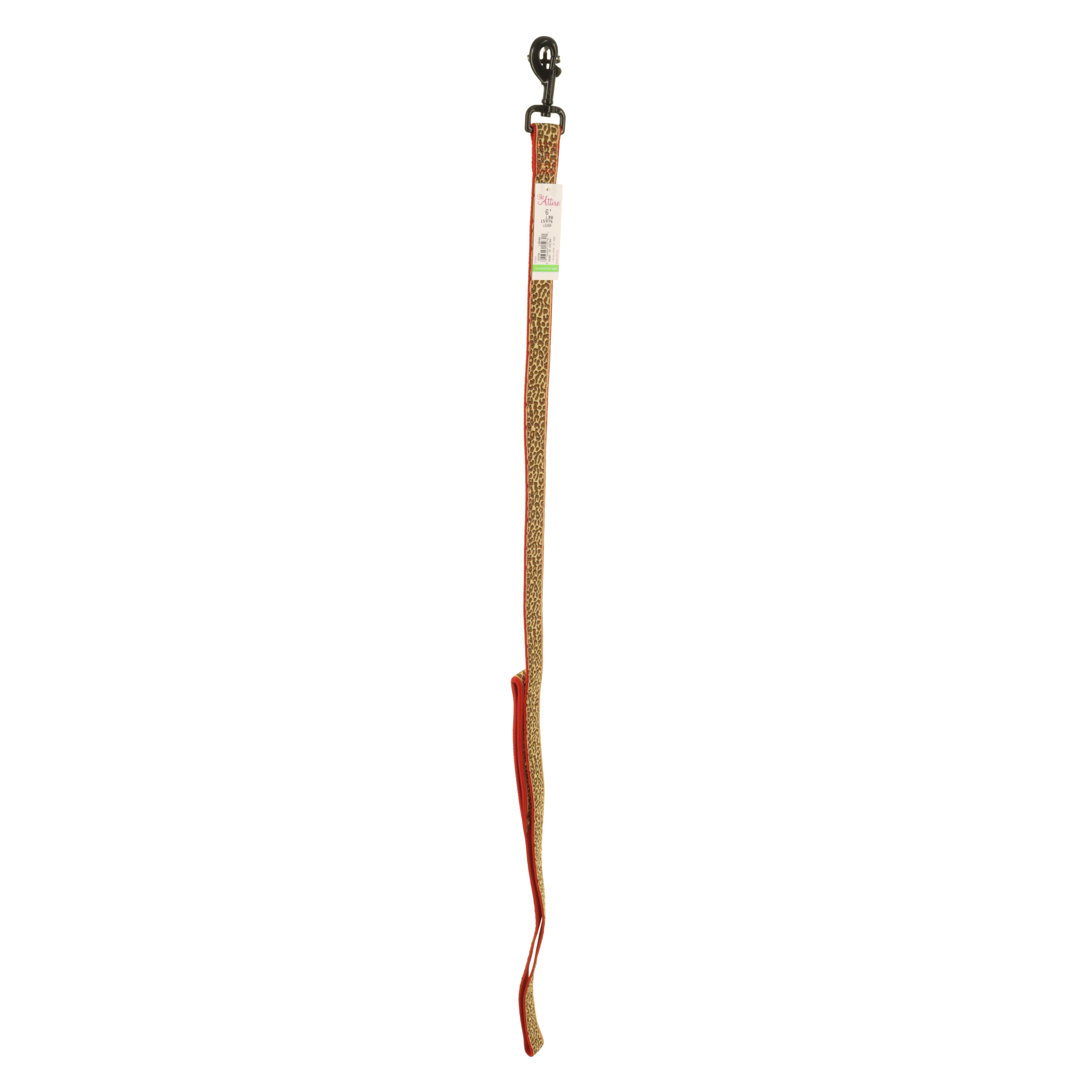 Coastal Pet Products Nylon Ribbon Leash 6 Ft Leopard - Shop Leashes at ...