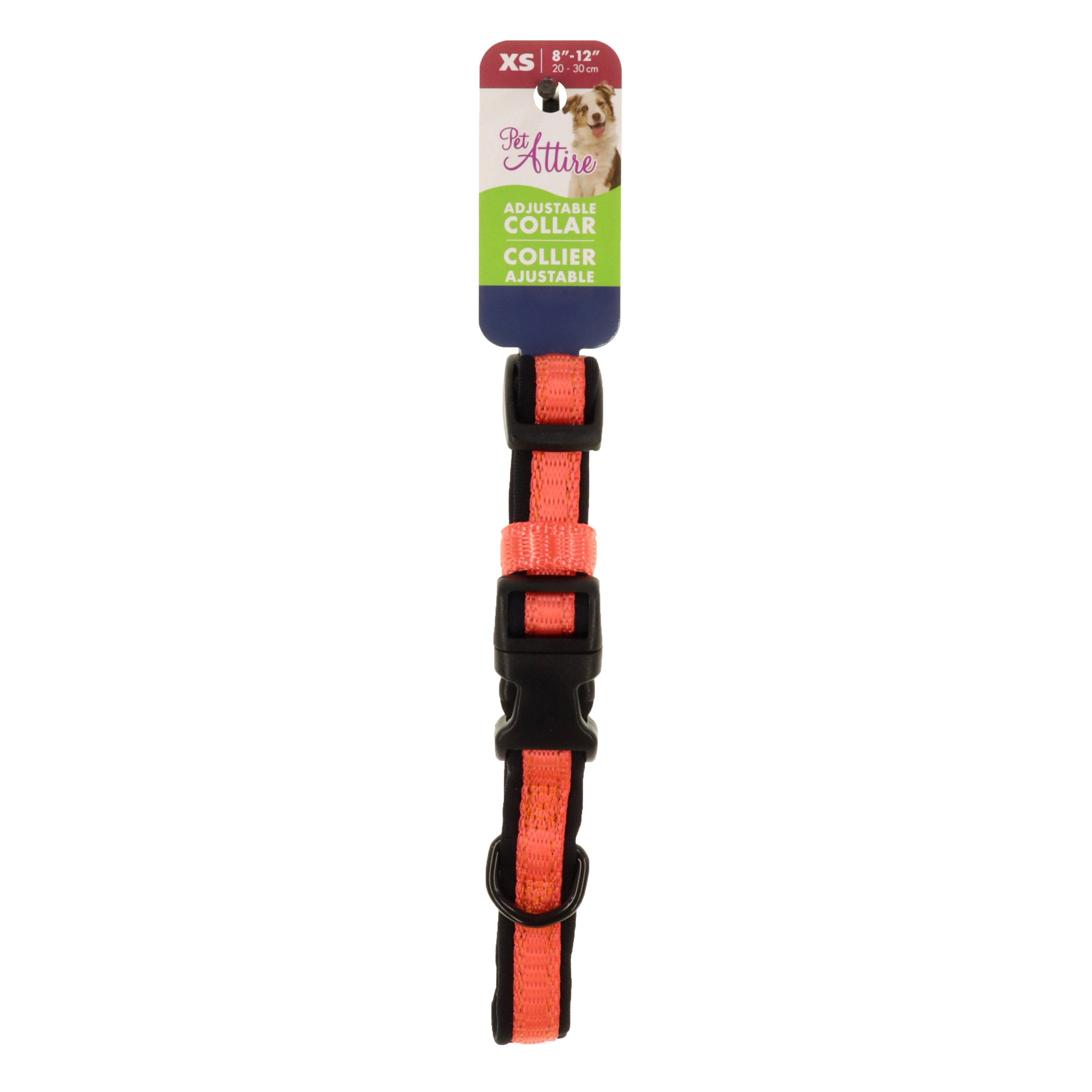 Pet Attire Padded Collar 5/8x8-12in Coral - Shop Collars & harnesses at ...