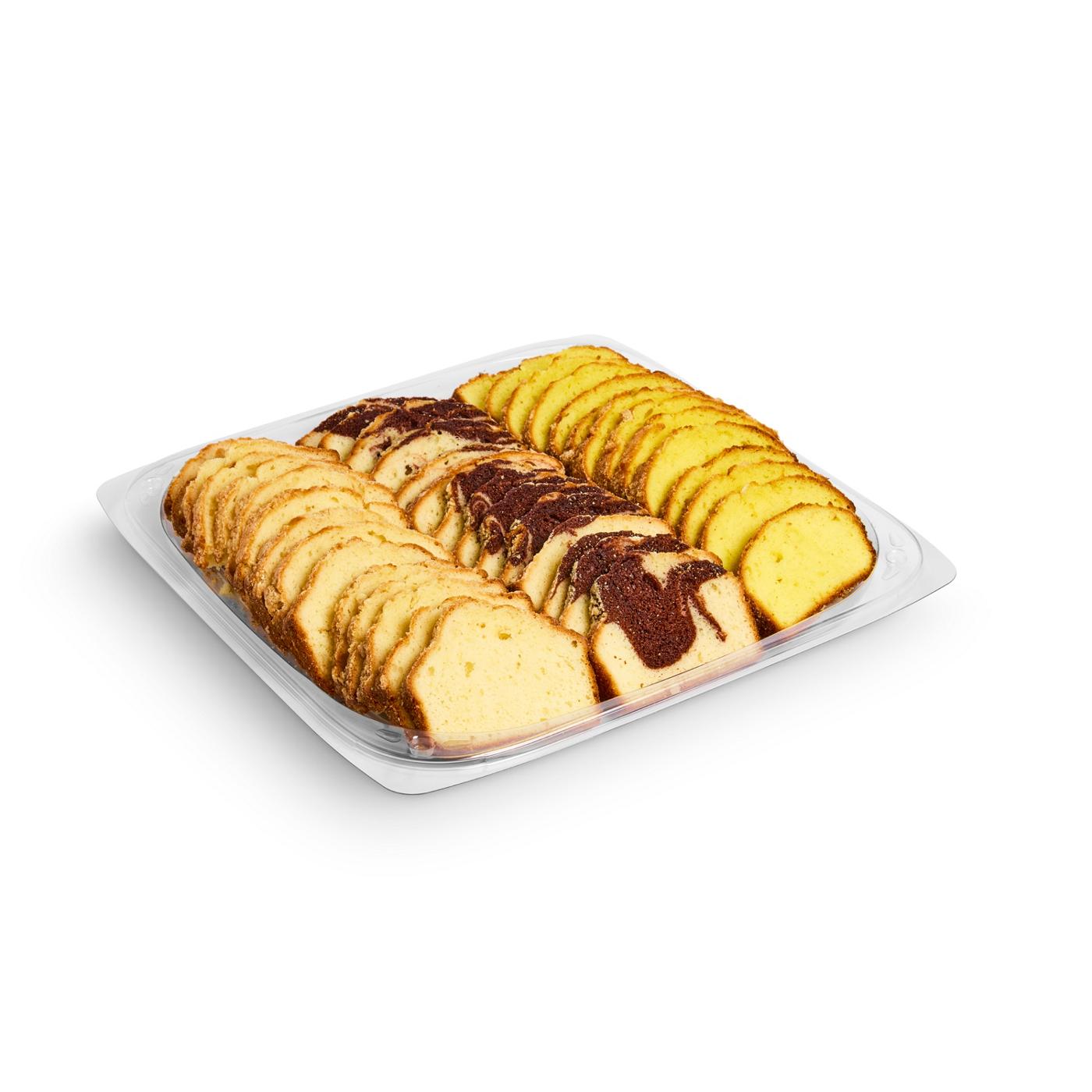 H-E-B Bakery Party Tray - Sliced Loaf Cake - Shop Standard party trays ...