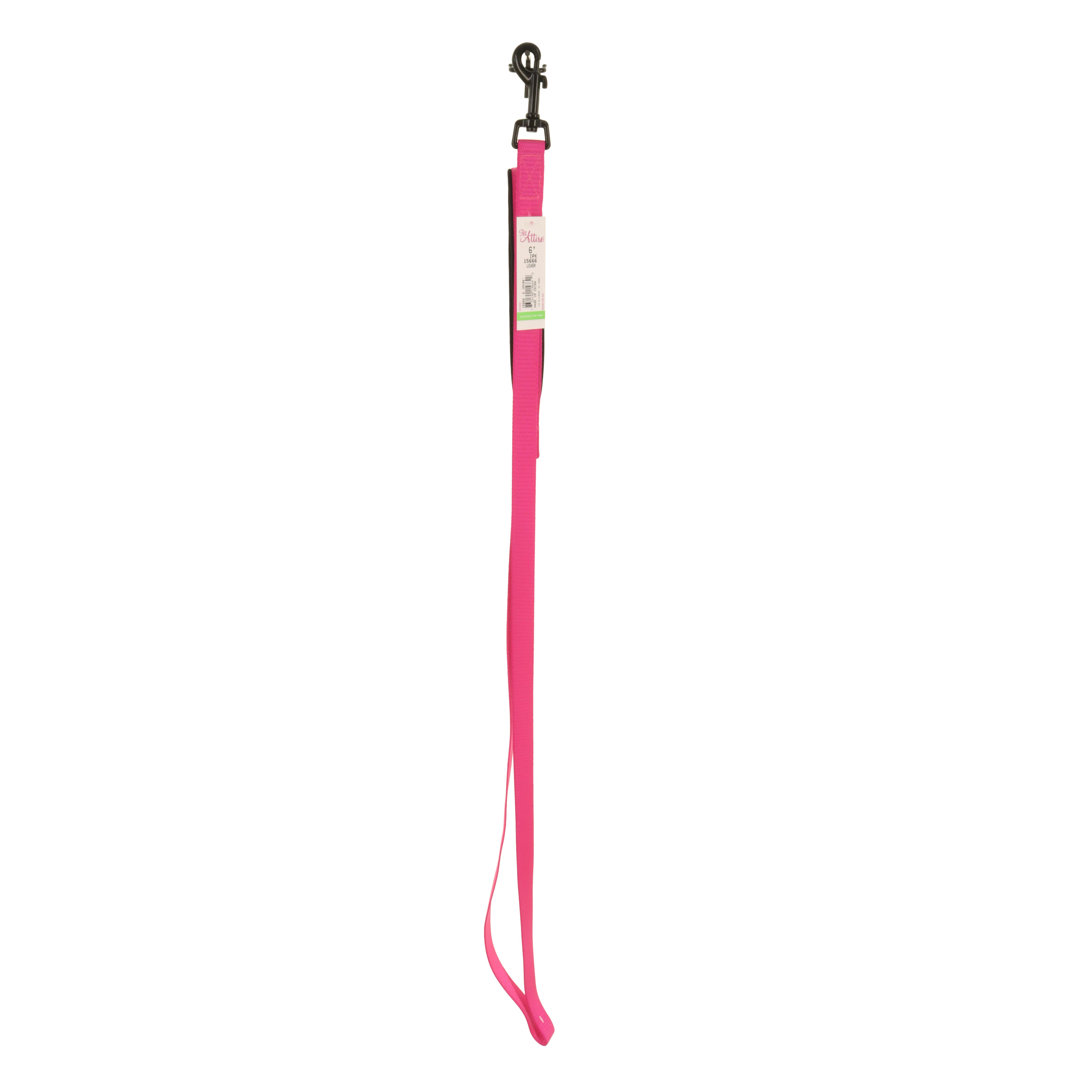 Pet Attire Padded Leash Pink 6 Ft - Shop Leashes at H-E-B