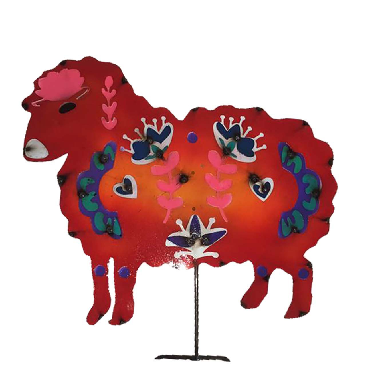 Creative Decor Sourcing Colorful Metal Sheep Décor - Shop Outdoor decor ...