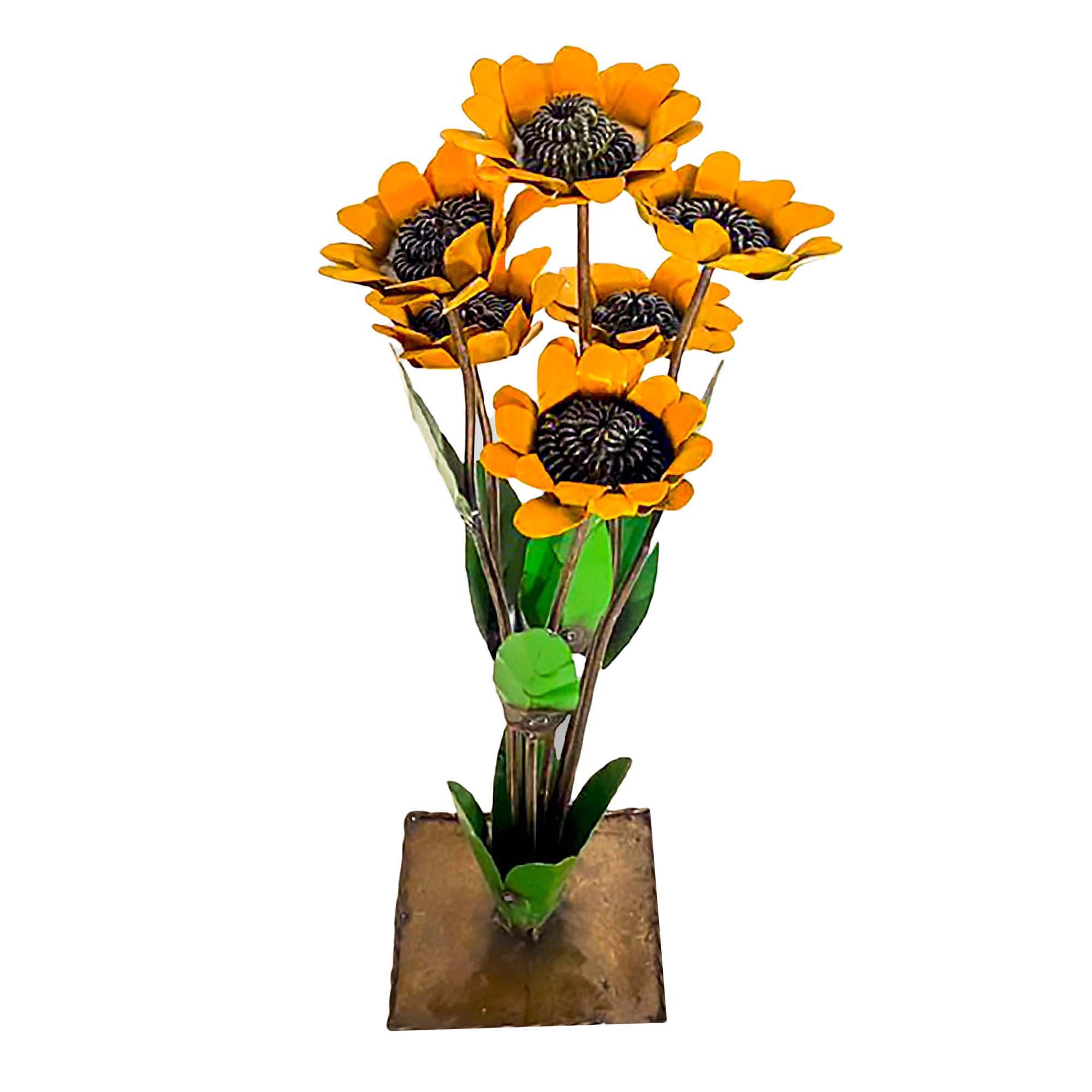 Creative Decor Sourcing Large Metal Sunflower Décor - Shop Outdoor ...