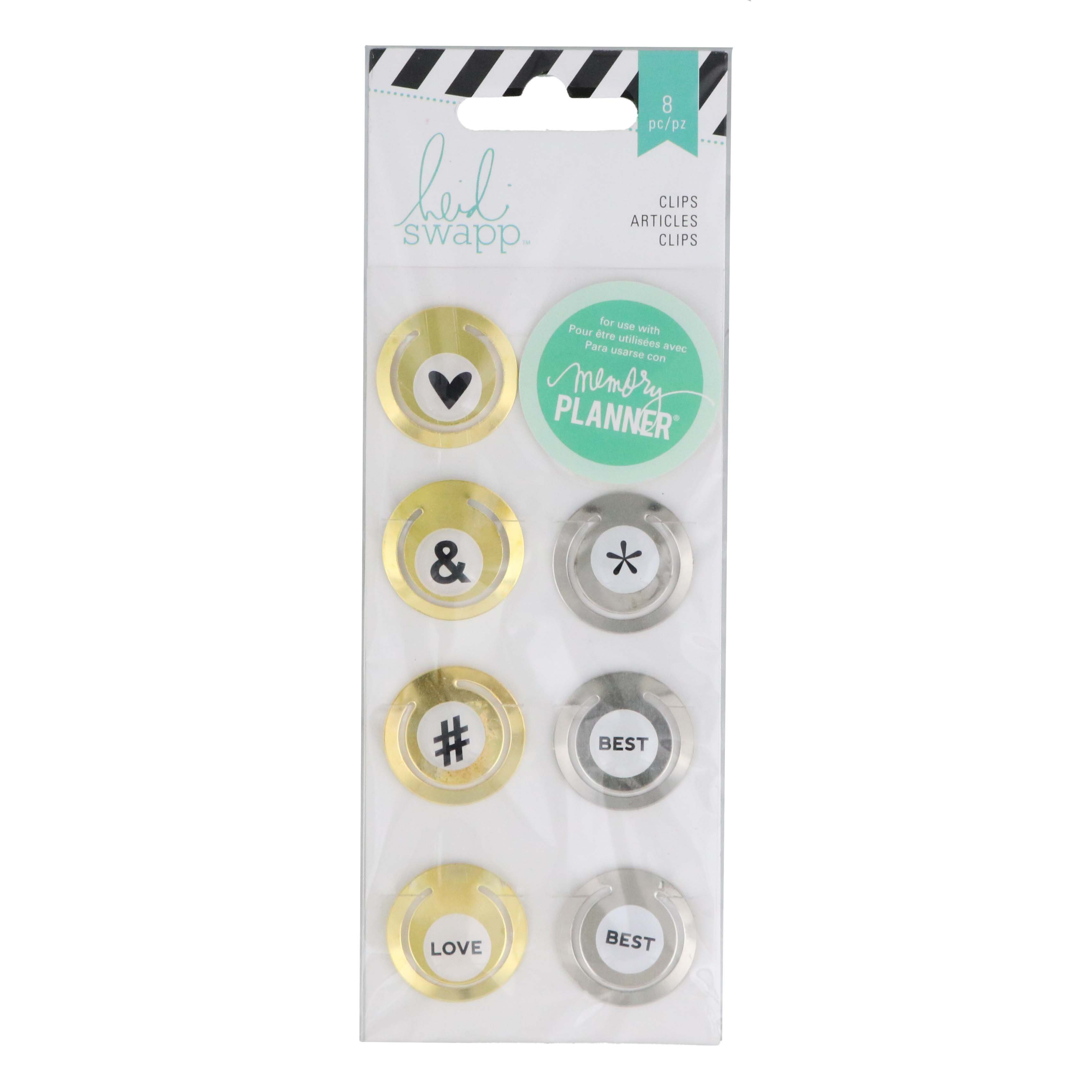 American Crafts Heidi Swap Metal Circle Clips - Shop Paper clips ...