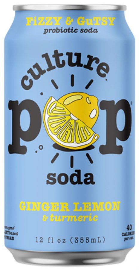 Culture Pop Ginger Lemon Probiotic Soda - Shop Soda at H-E-B