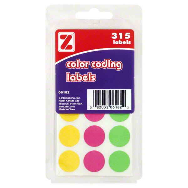 Z International Color Coding Labels - Shop Dividers & labels at H-E-B