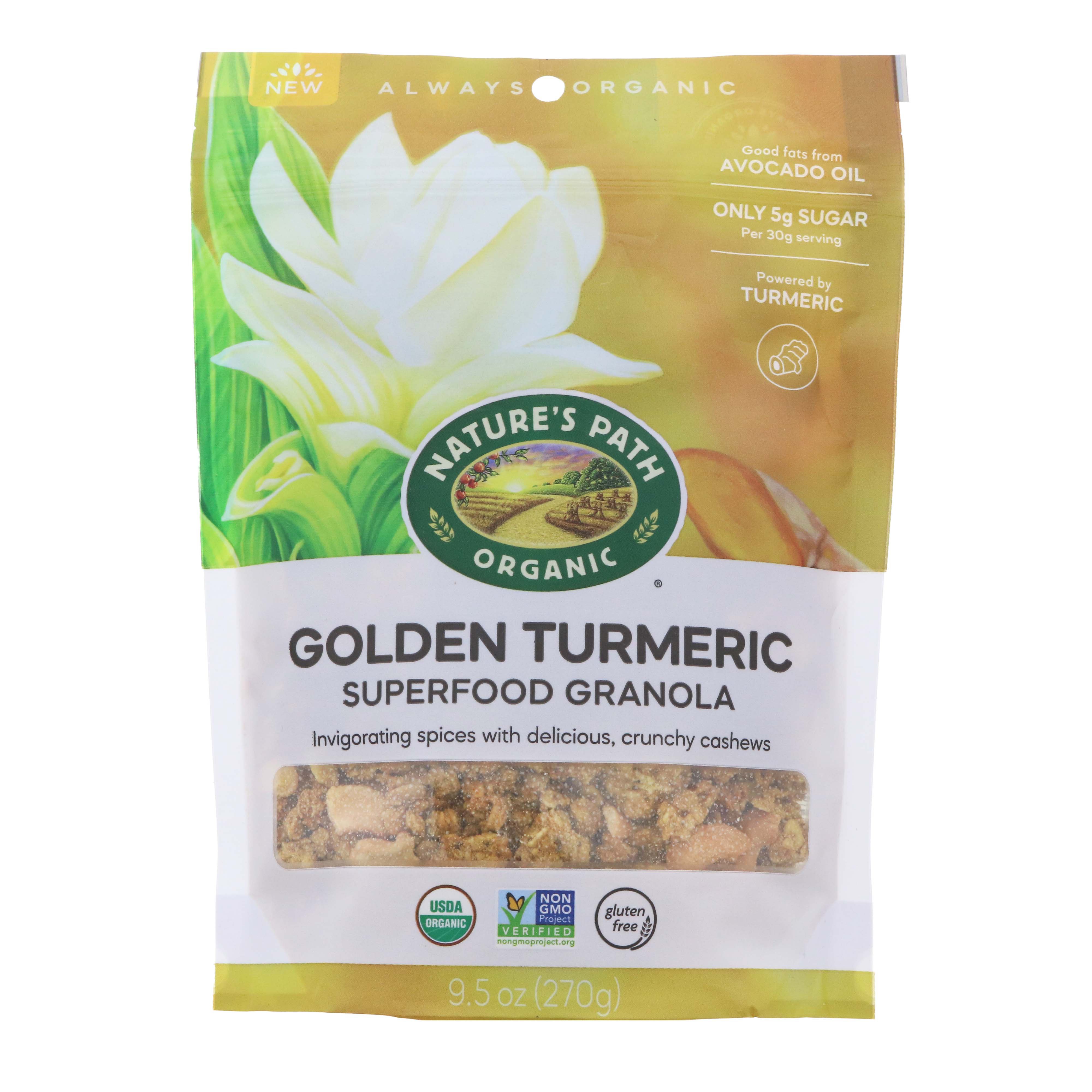 Nature's Path Golden Turmeric Superfood Granola - Shop Cereal at H-E-B