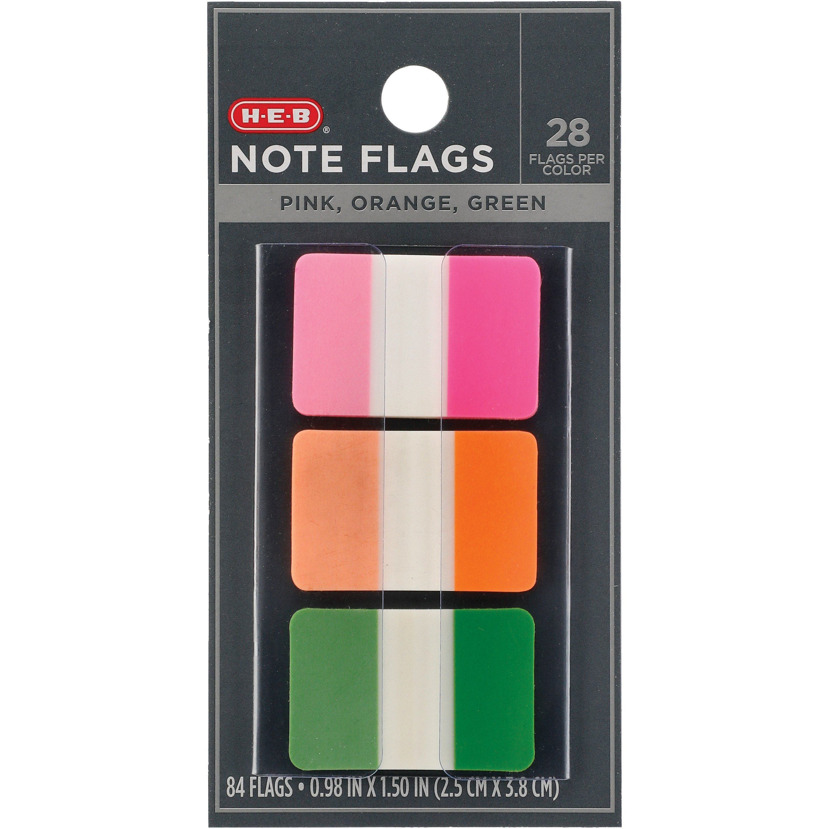 H-E-B Medium Note Flags - Neon - Shop Sticky notes & index cards at H-E-B