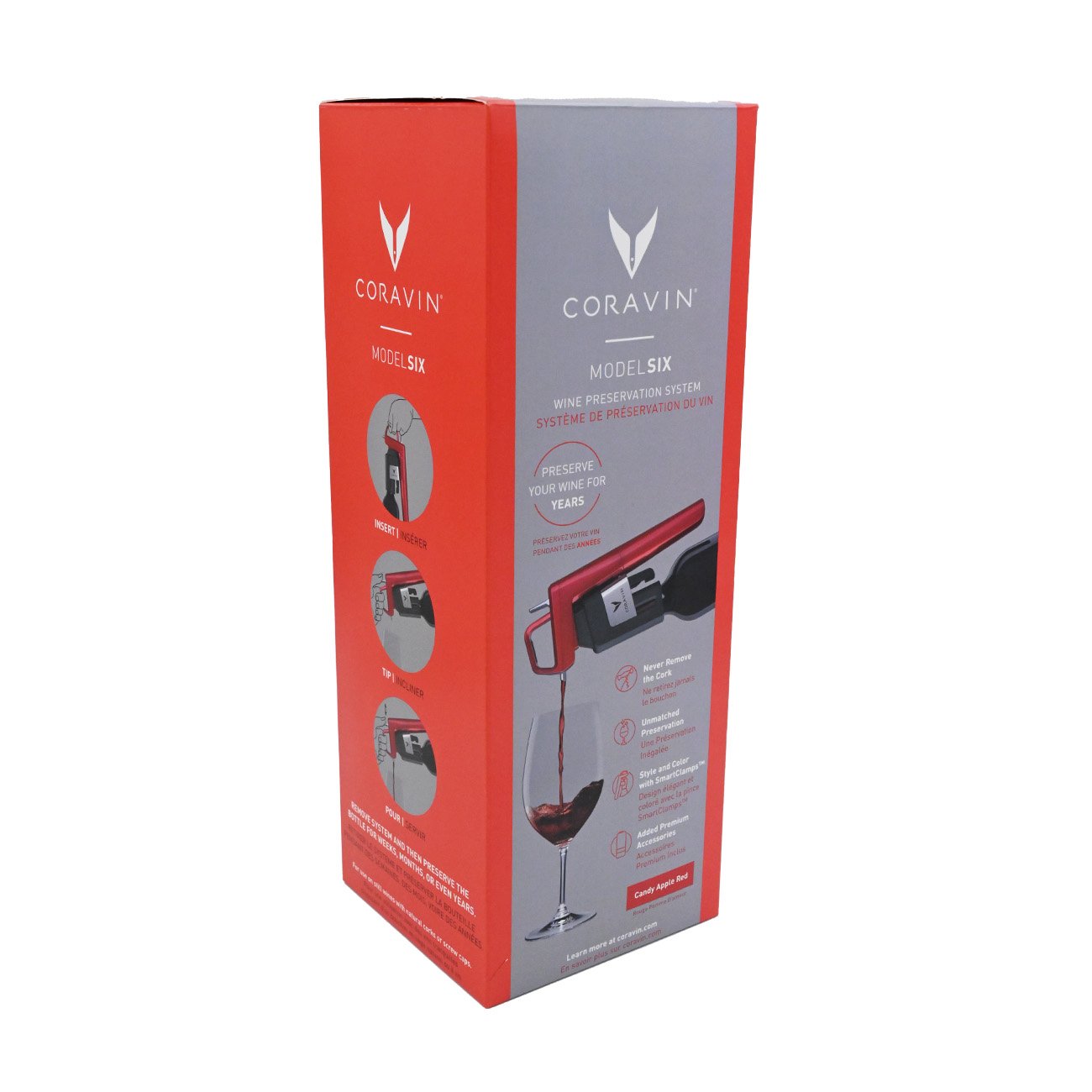 Coravin Model Six Candy Red Wine Preservation System - Shop Wine at H-E-B