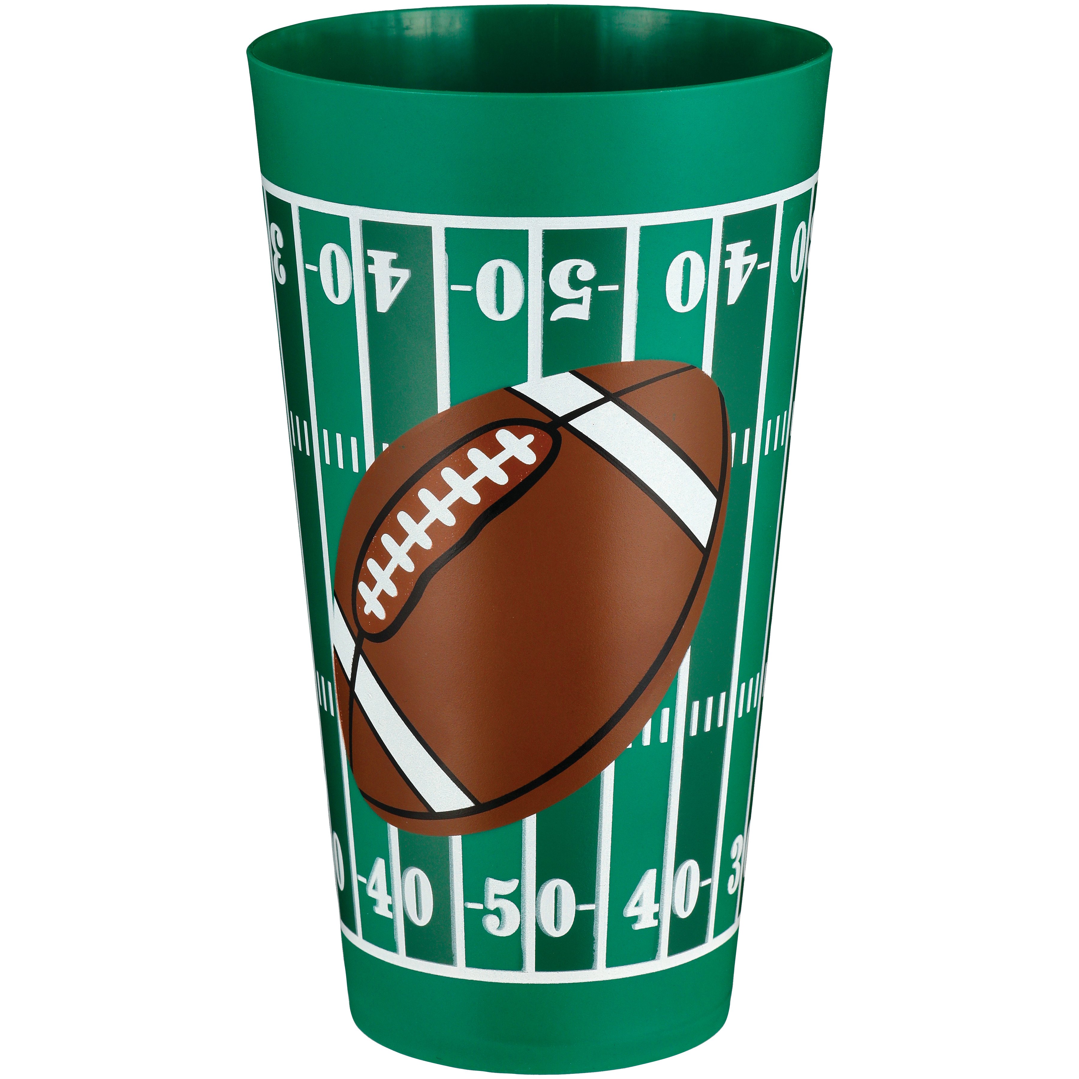 All About U Football Tailgate Plastic Stadium Cup - Shop Cups ...