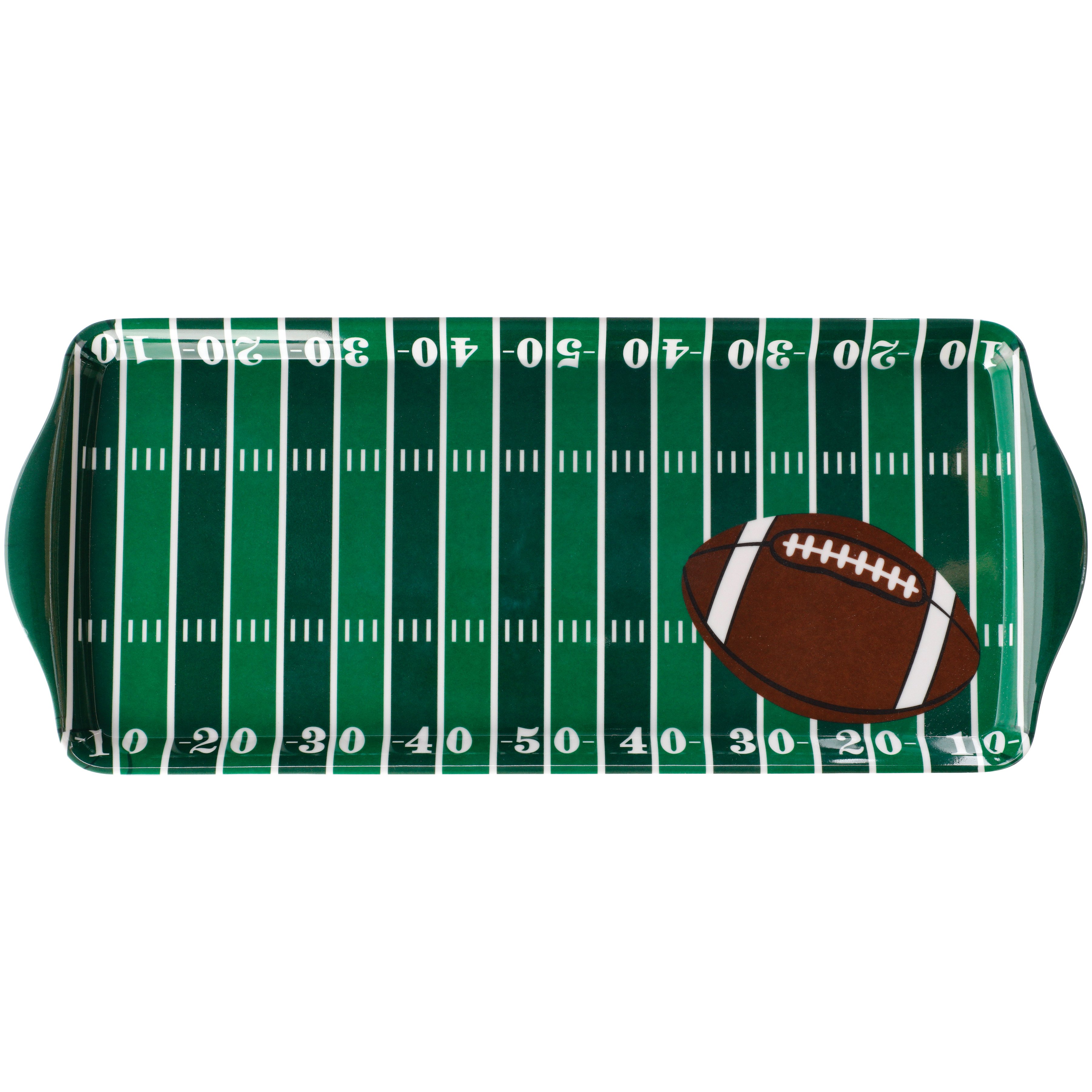 All About U Football Field Melamine Serving Tray - Shop Serving dishes ...