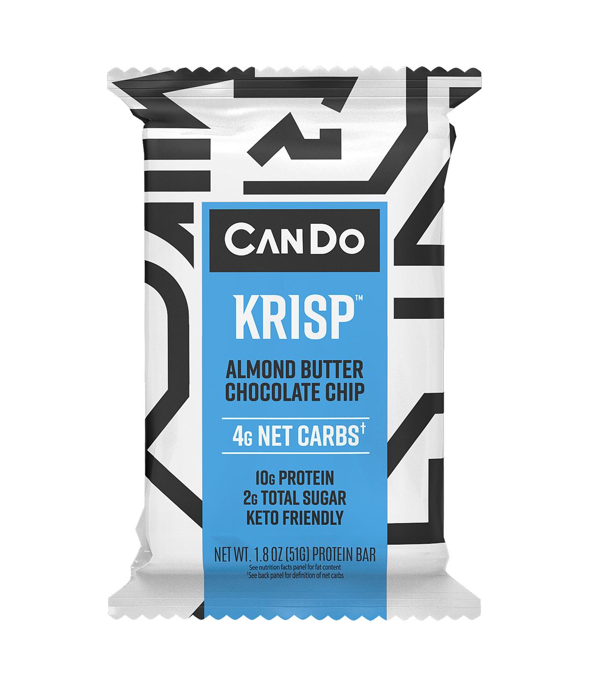 CanDo Krisp 10g Protein Bar - Almond Butter Chocolate Chip - Shop ...