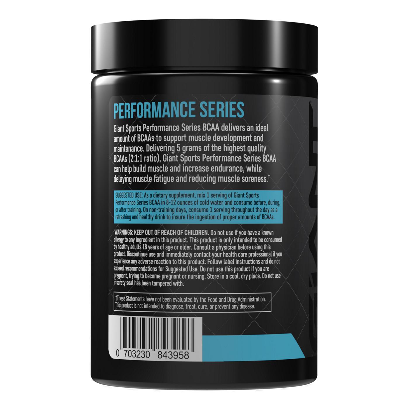Giant Performance Series BCAA Fruit Punch - Shop Diet & fitness at H-E-B