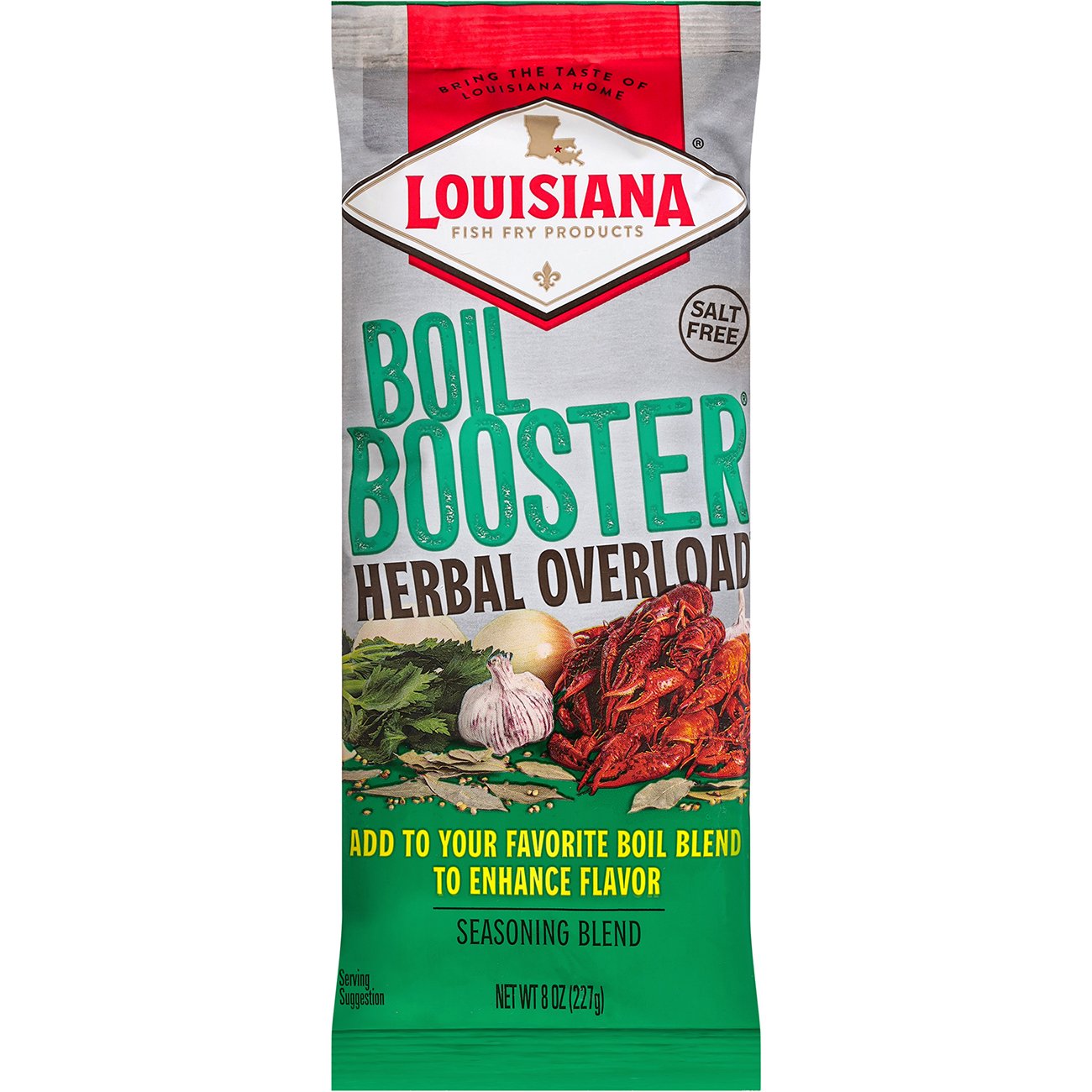 Louisiana Fish Fry Products Salt Free Herbal Overload Boil Booster ...