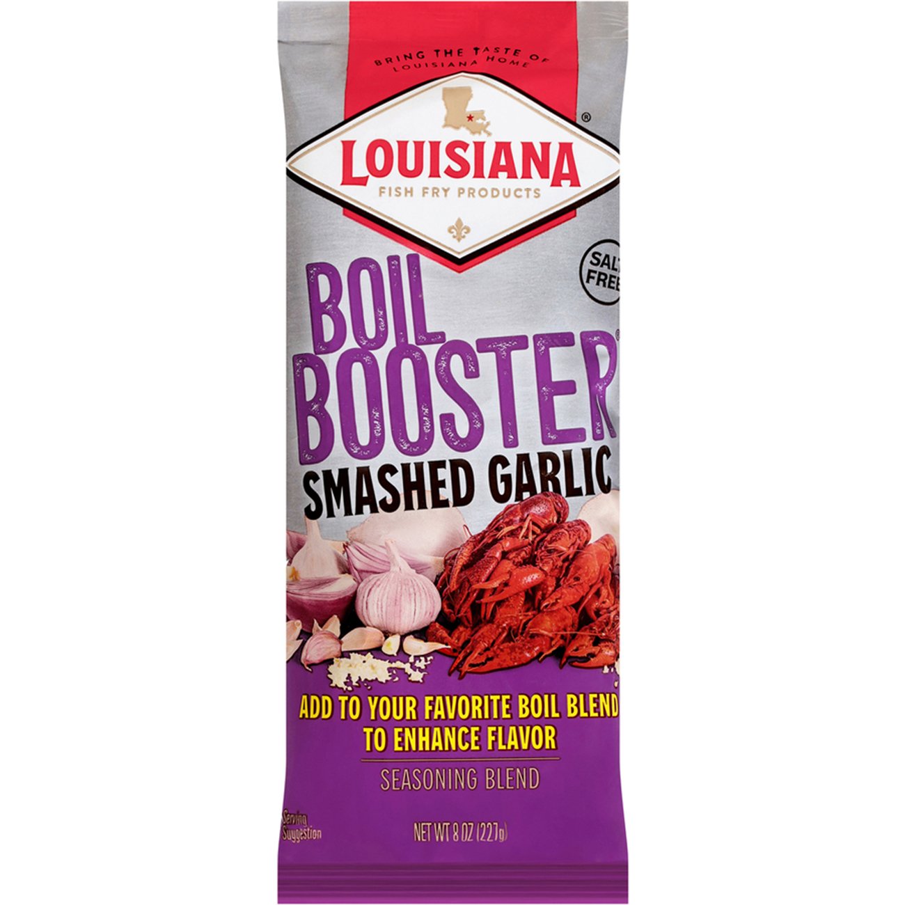 Louisiana Fish Fry Products Salt Free Smashed Garlic Boil Booster ...