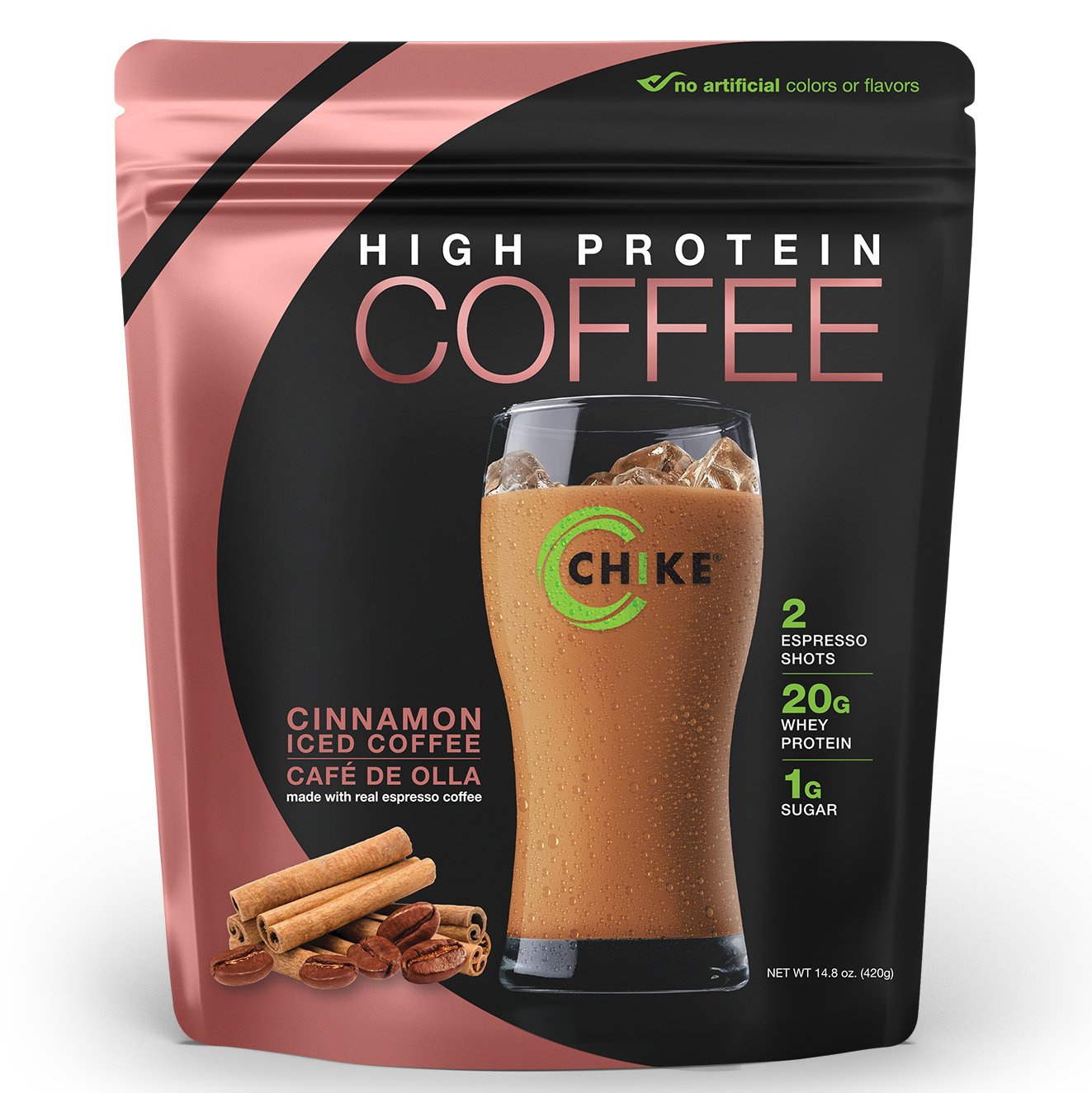 Chike 20g Whey Protein Iced Coffee - Cinnamon, 14.8 oz | Central Market ...