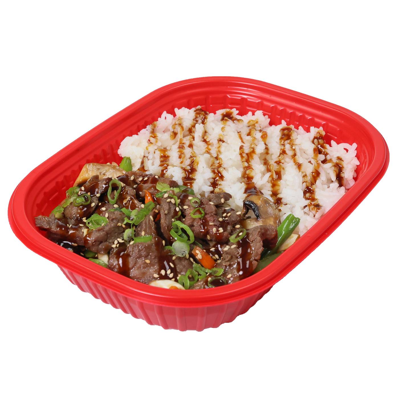 H-E-B Sushiya Mongolian-Style Beef & Rice Bowl - Served Hot - Shop ...