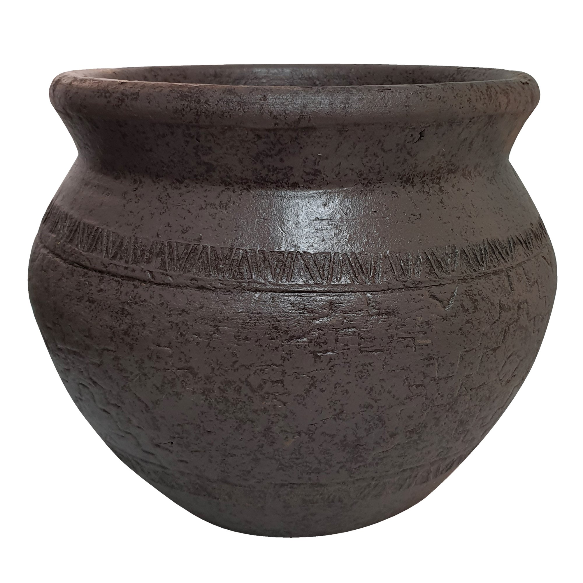Trendspot Arturo Classic Bean Pot, Bark Brown - Shop Outdoor decor at H-E-B