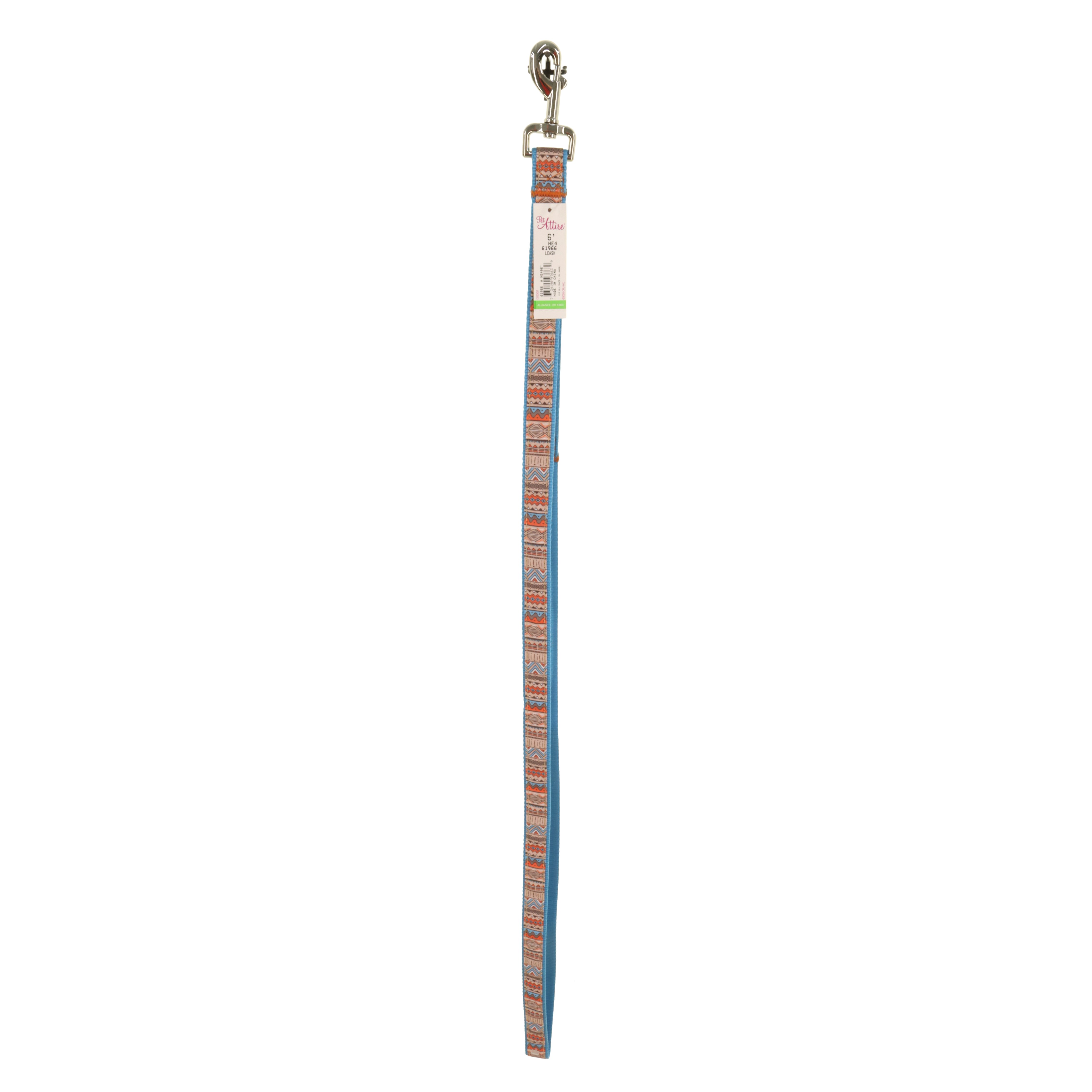 Pet Attire Canvas Ribbon Leash 6 Ft Tribal - Shop Leashes at H-E-B