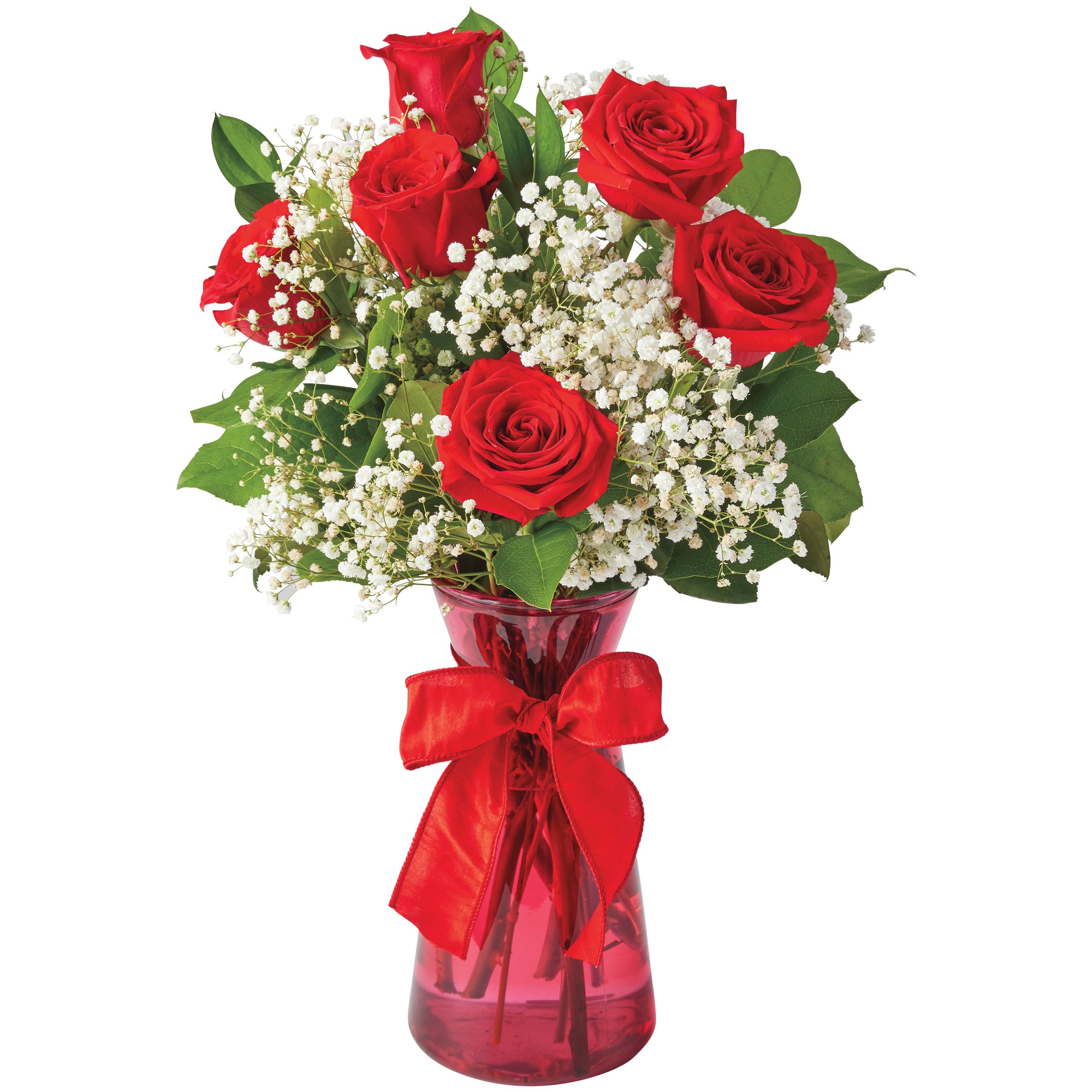 BLOOMS by H-E-B Flowers By Design Half Dozen Rose Arrangement - Shop ...