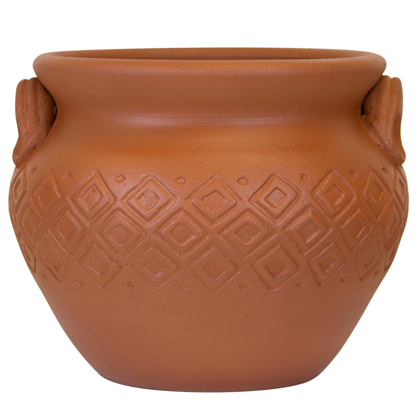 Trendspot Tulum Bean Pot Clay Planter - Terracotta - Shop Outdoor decor ...