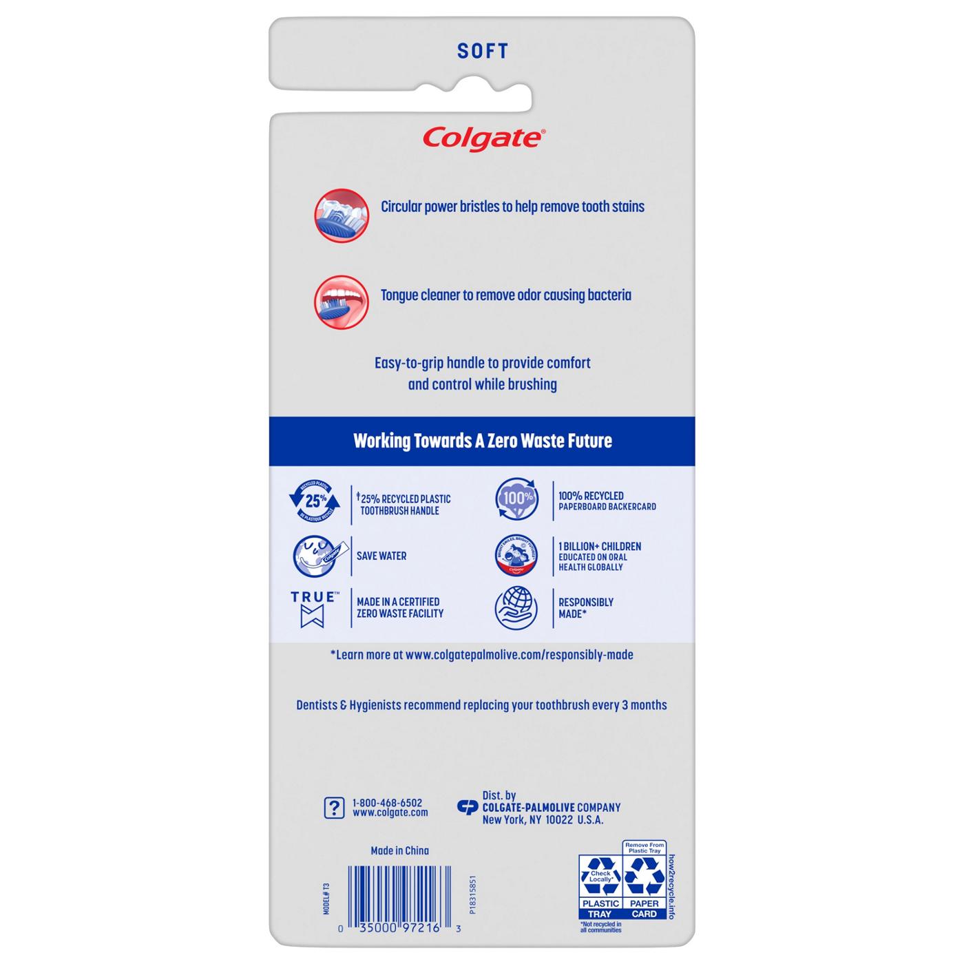 Colgate Extra Clean Toothbrushes - Soft - Shop Toothbrushes at H-E-B