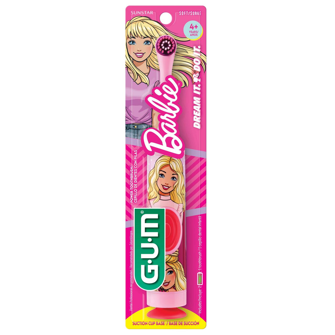 GUM Barbie Battery Powered Soft Toothbrush - Shop Toothbrushes at H-E-B