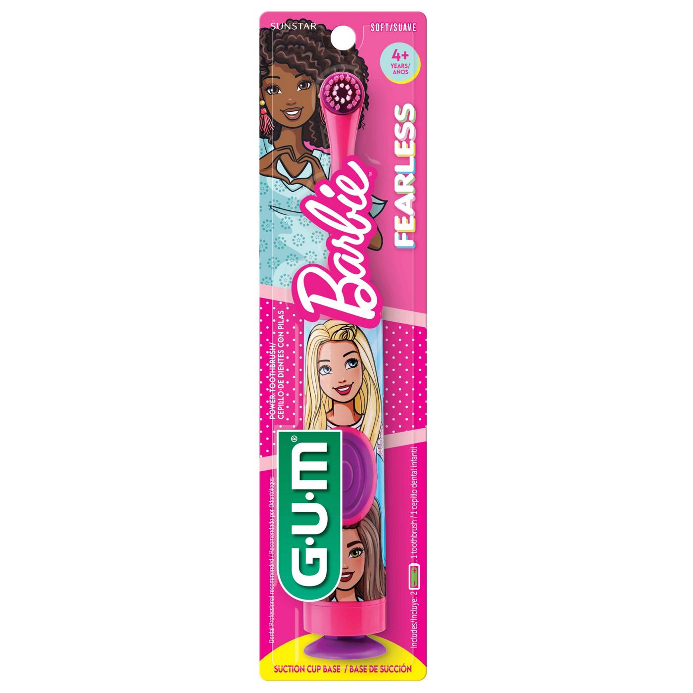 GUM Barbie Battery Powered Soft Toothbrush - Shop Toothbrushes at H-E-B