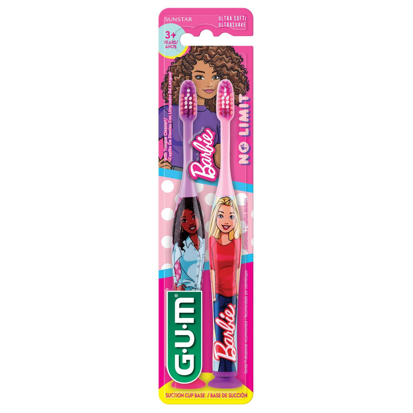 GUM Kids Barbie Toothbrush Twin Pack - Shop Toothbrushes at H-E-B