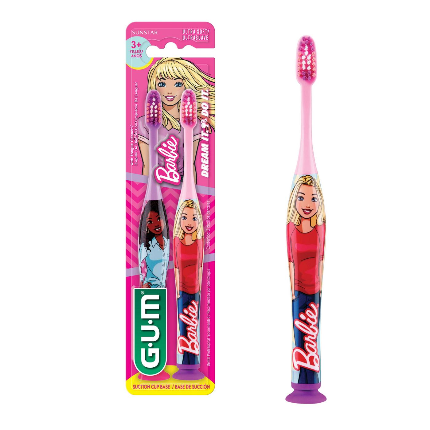 GUM Kids Barbie Toothbrush Twin Pack - Shop Toothbrushes at H-E-B