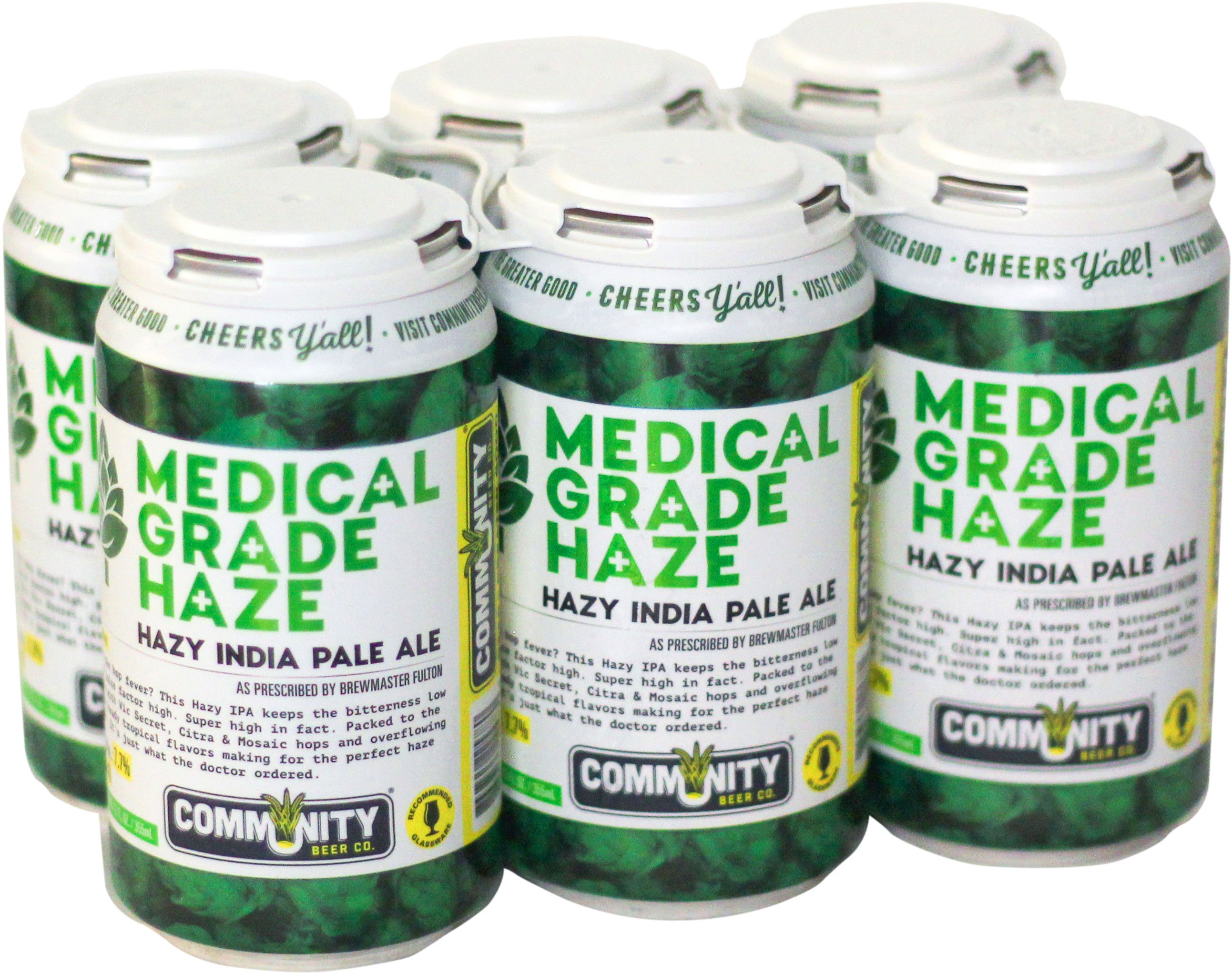 Community Beer Medical Grade Haze Craft Beer 6 pk Cans - Shop Beer at H-E-B