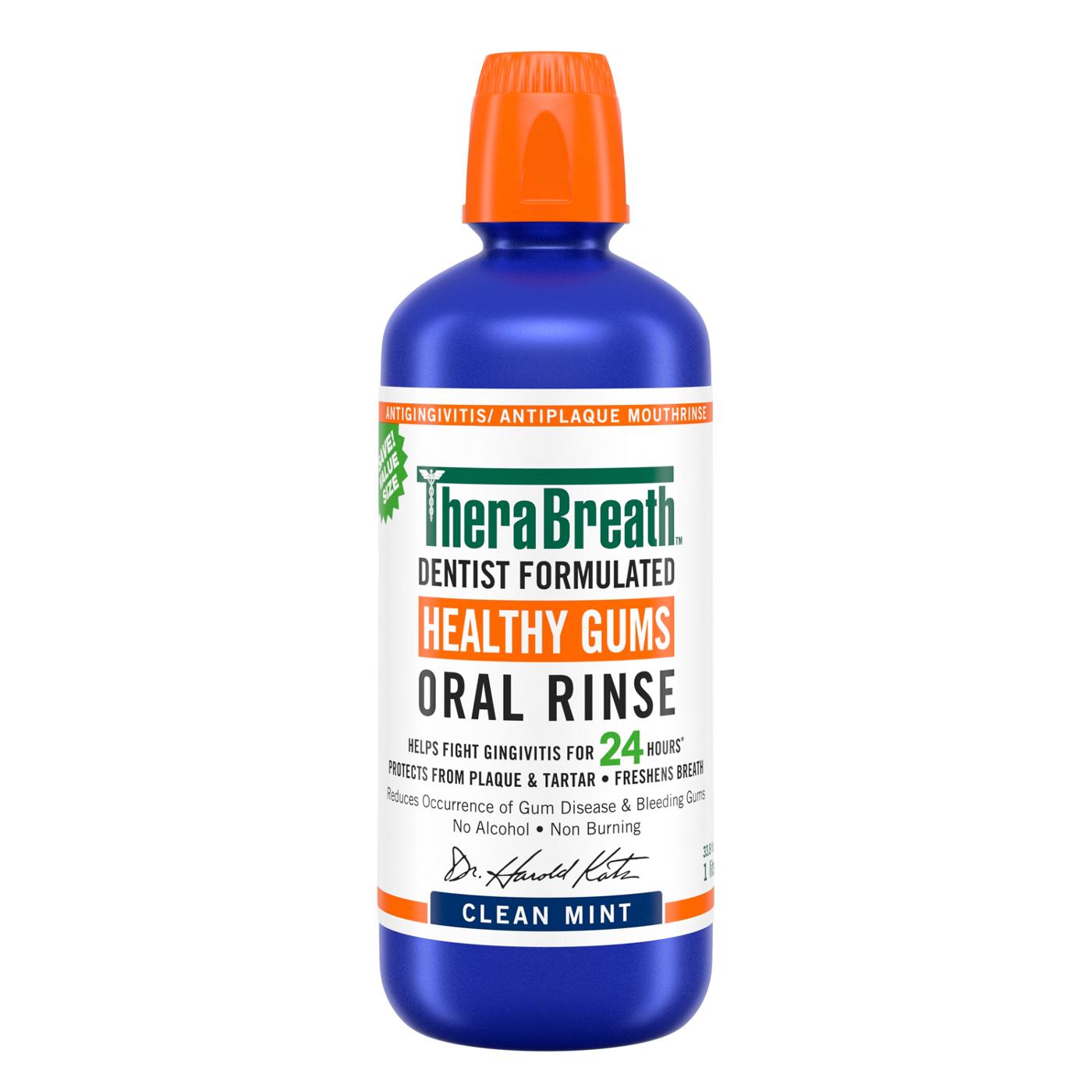TheraBreath Healthy Gums Oral Rinse - Clean Mint - Shop Mouthwash at H-E-B