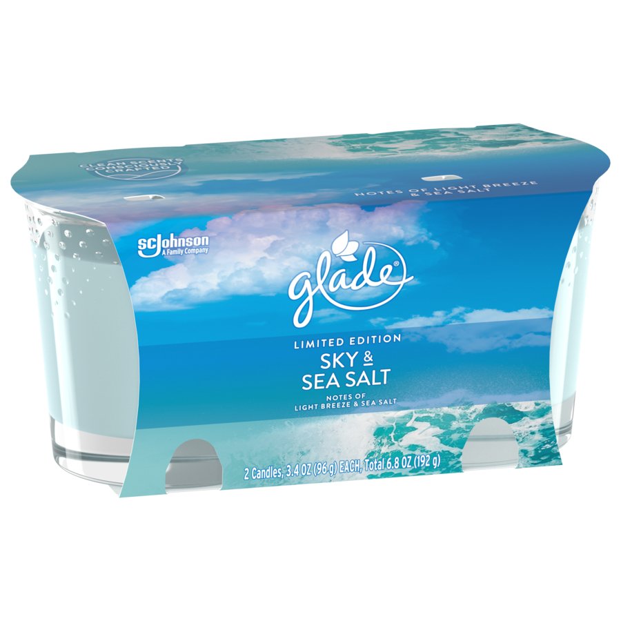 Glade Sky & Sea Salt Twin Pack Candles - Shop Air Fresheners & Candles ...