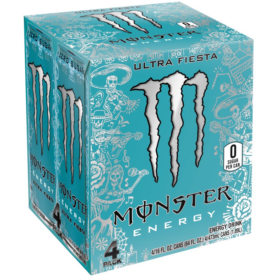 Ultra Blue Monster Energy Logo
