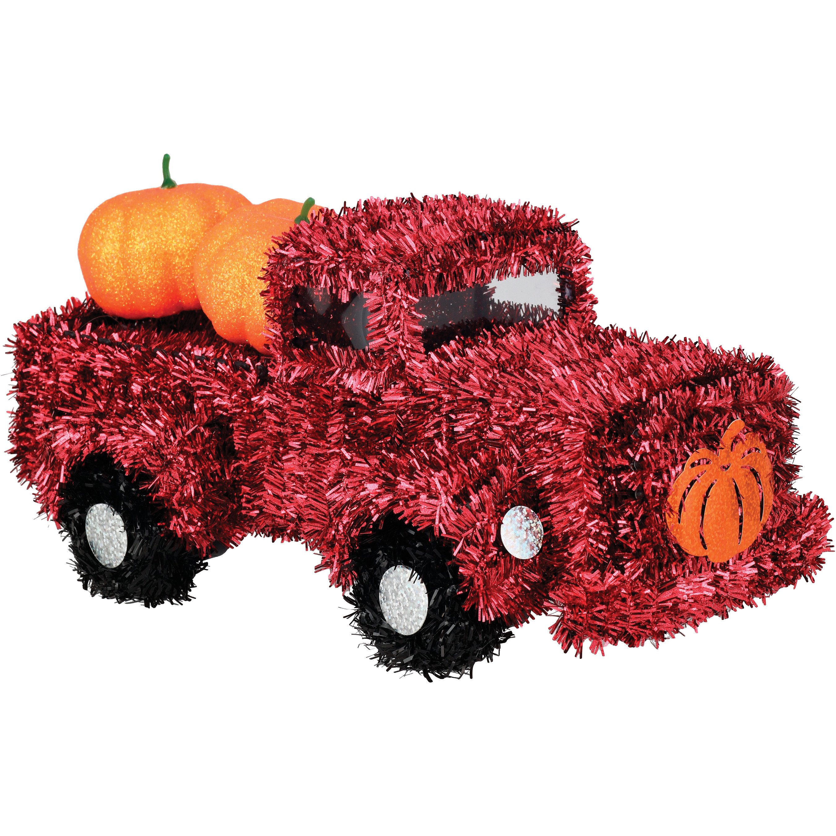 FC Young 3D Tinsel Harvest Truck Fall Tabletop Décor - Shop Seasonal ...