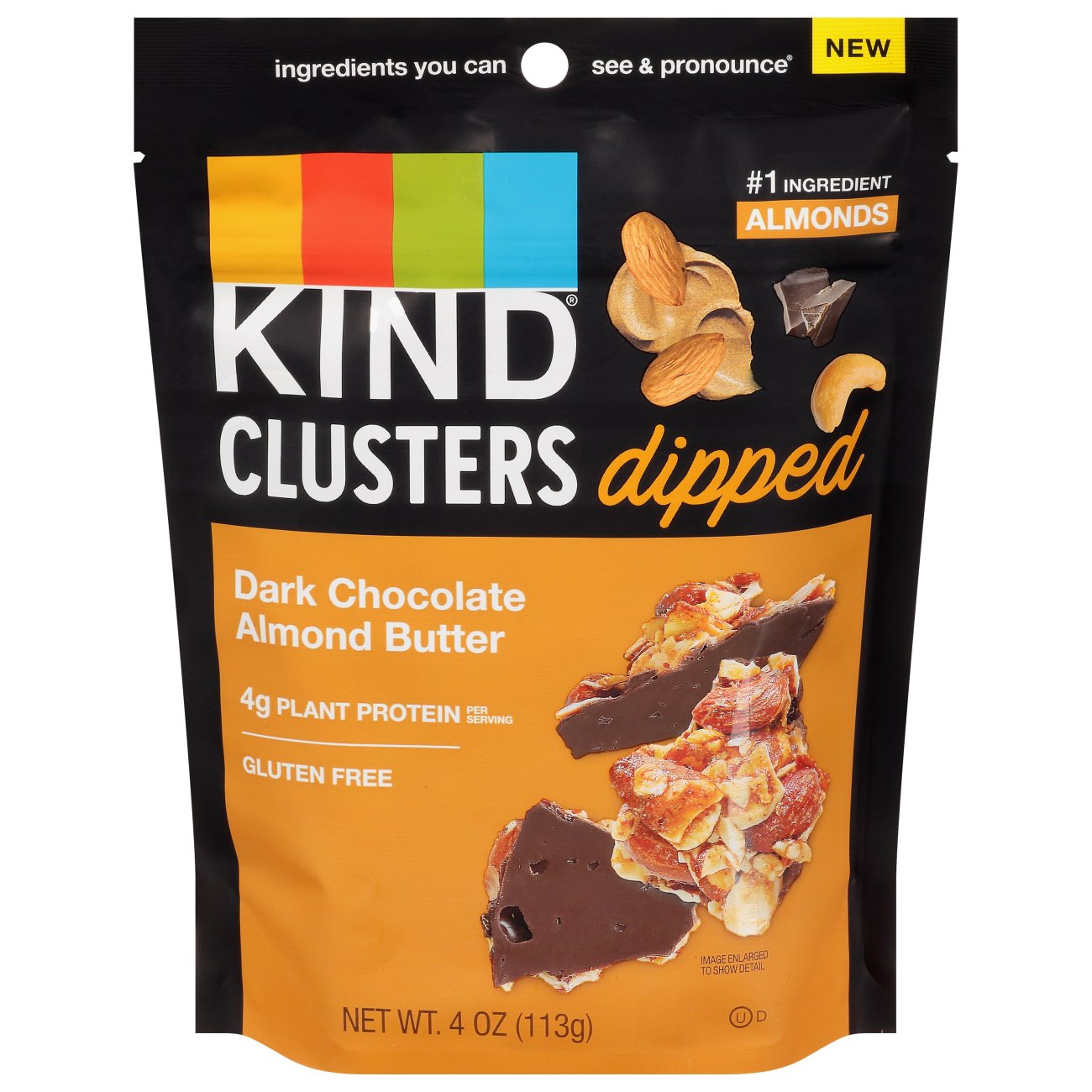 Kind Dark Chocolate Almond Butter Clusters - Shop Granola & snack bars ...