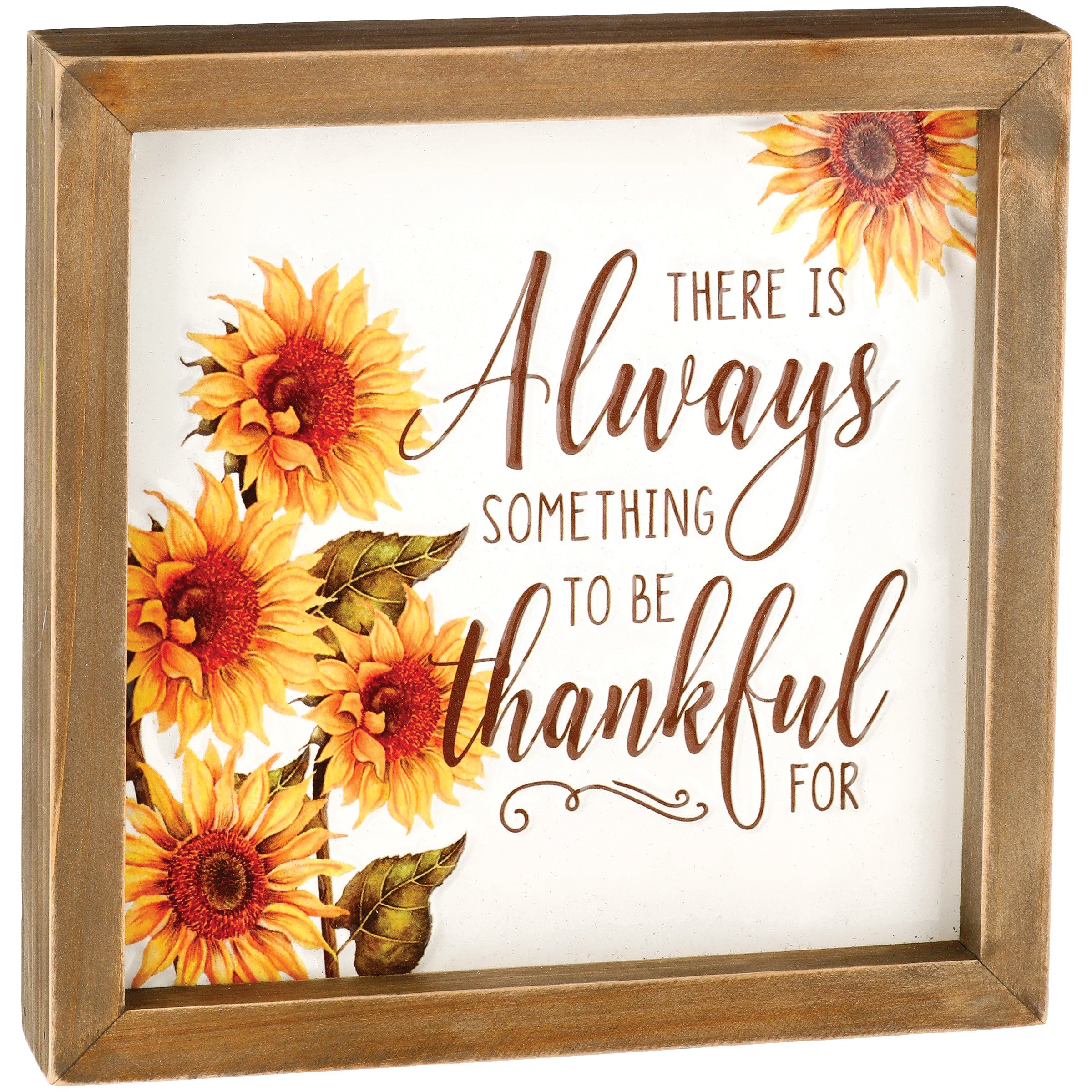 Destination Holiday Fall Always Thankful Table Decor, 8 in | Central ...
