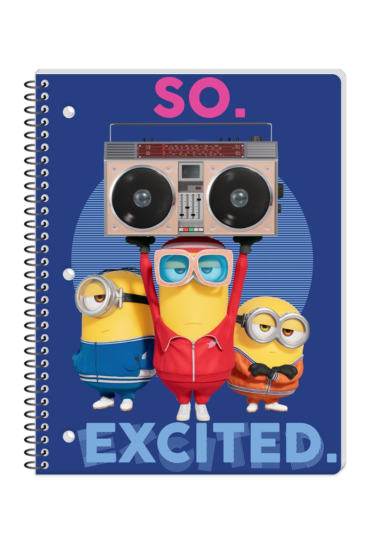 Innovative Designs Minions So Excited Spiral Themebook - Shop Notebooks ...