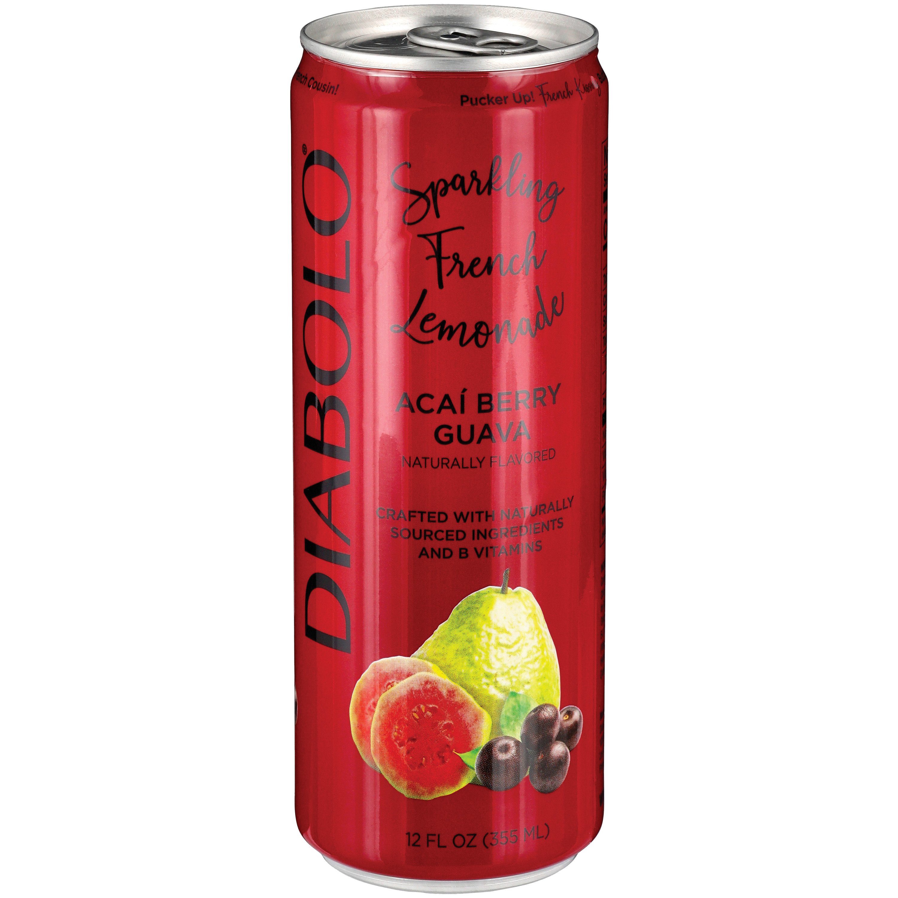 Diabolo Acai Berry Guava Sparkling French Lemonade - Shop Soda at H-E-B