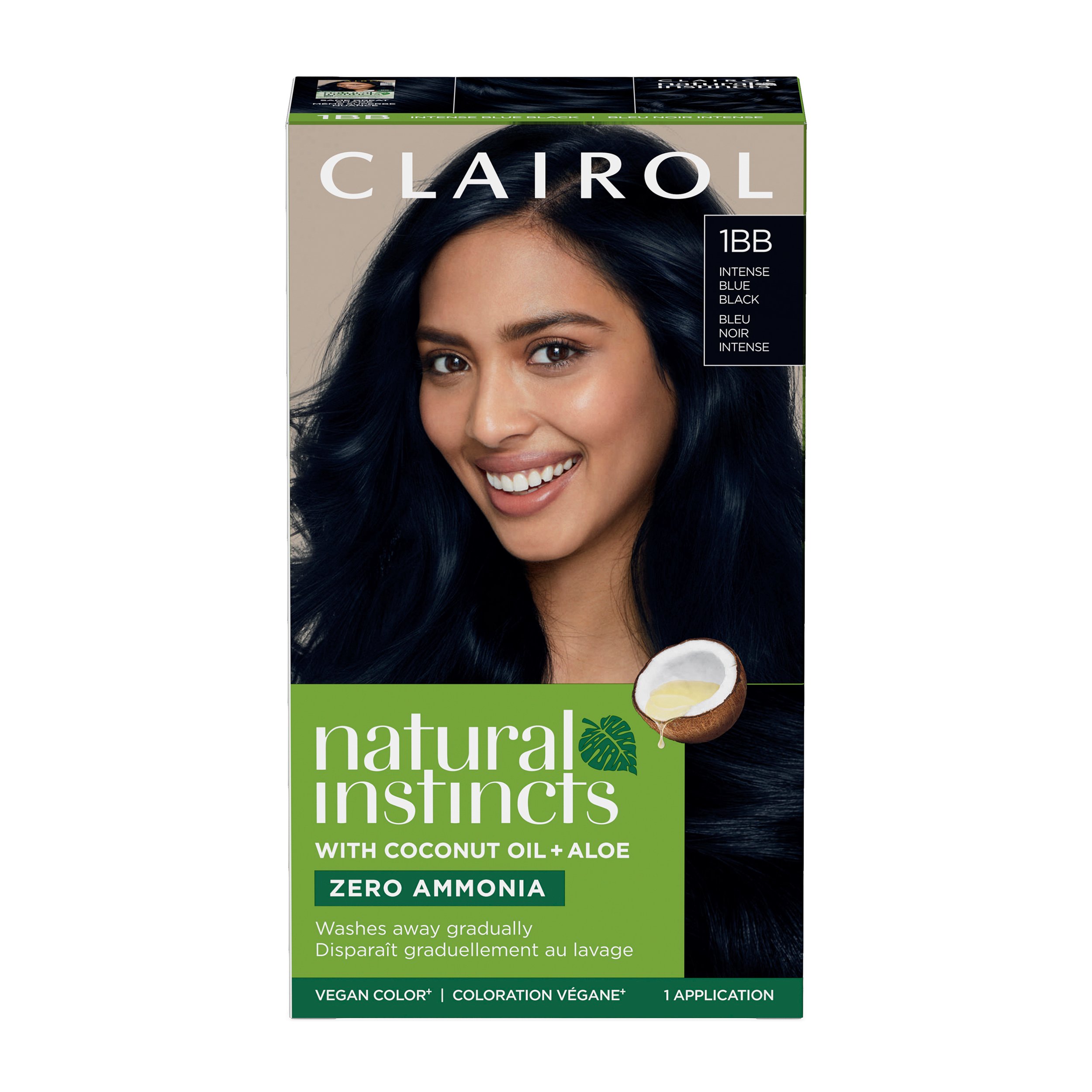 Clairol Natural Insticts Hair Color - 1BB Intense Blue Black - Shop ...