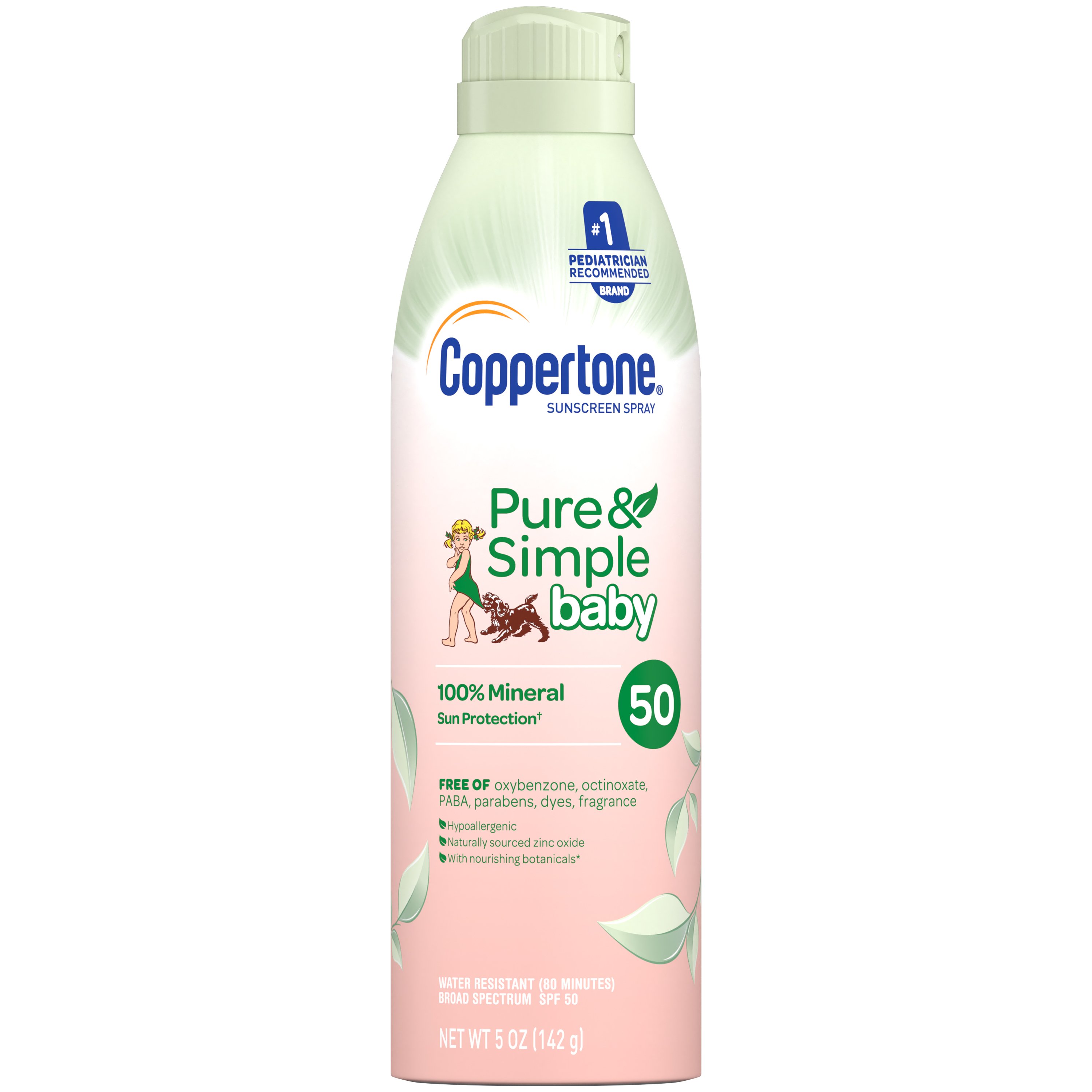 Coppertone Pure & Simple Baby Sunscreen SPF 50 - Shop Sunscreen & self ...
