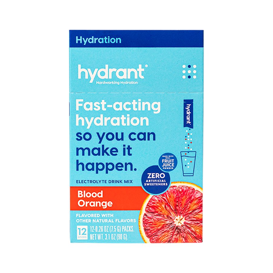 Hydrant Electrolyte Drink Mix Packs - Blood Orange - Shop Diet ...