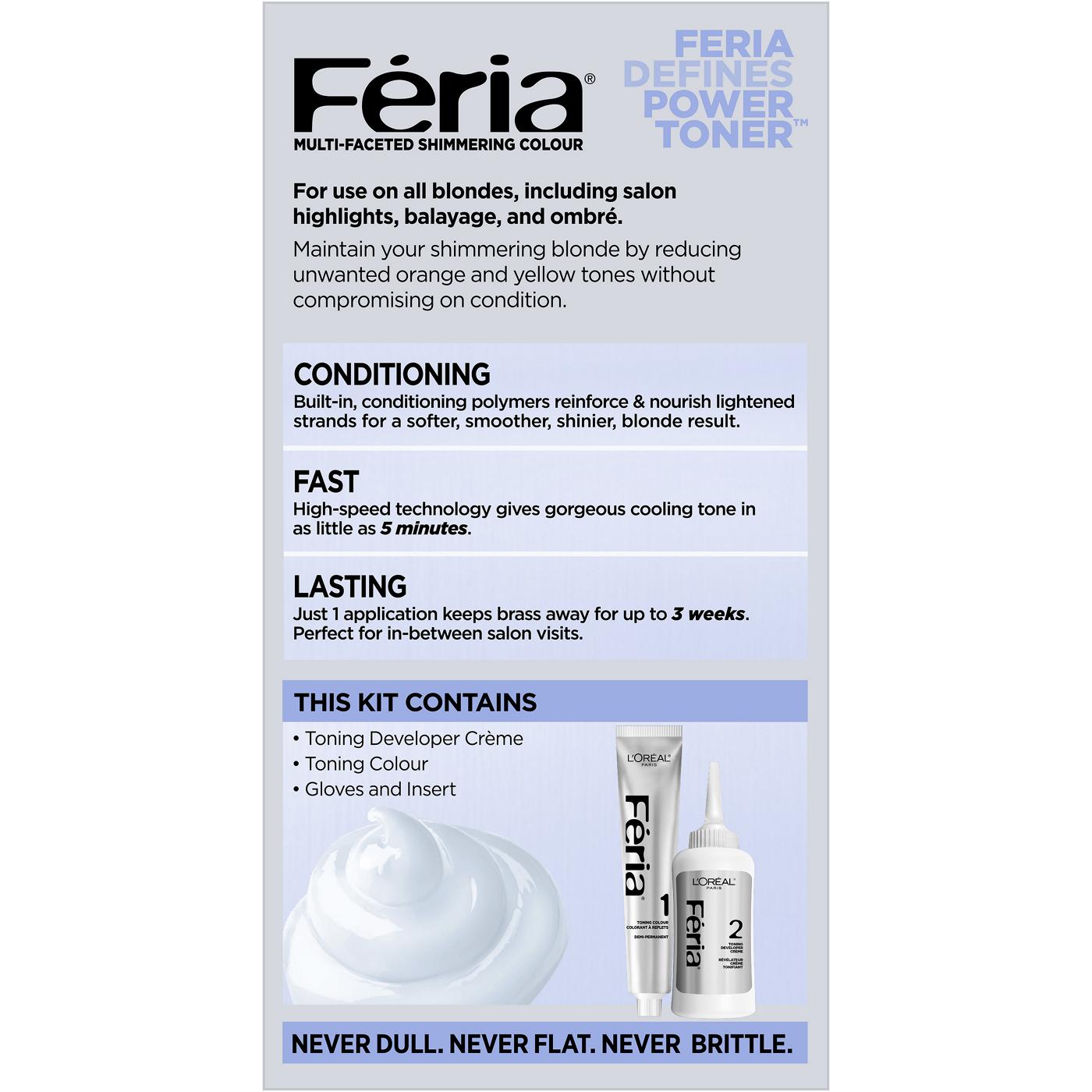 L'Oréal Paris Feria Power Toner - Ice Blonde - Shop Hair Color at H-E-B