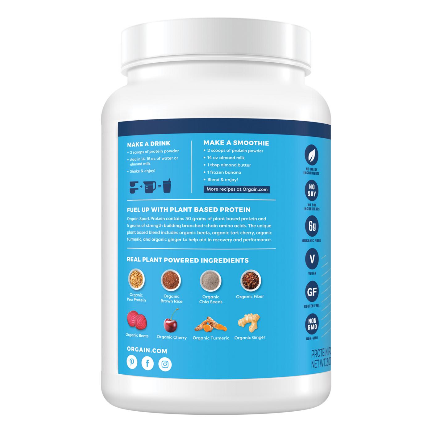 Orgain Sport Protein Powder Chocolate - Shop Diet & fitness at H-E-B