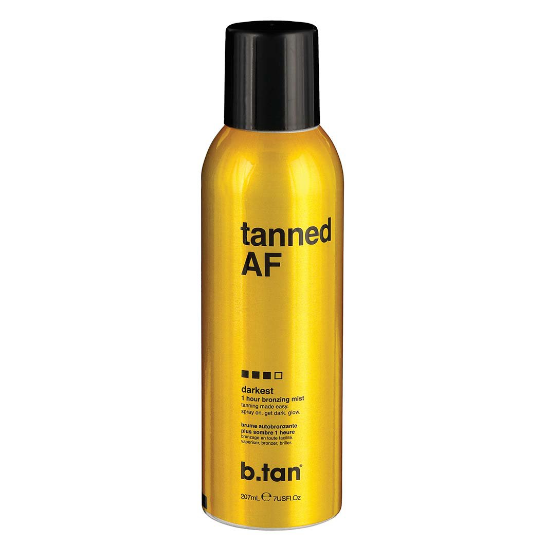 b.tan Tanned AF Darkest 1 Hour Bronzing Mist - Shop Sunscreen & self ...