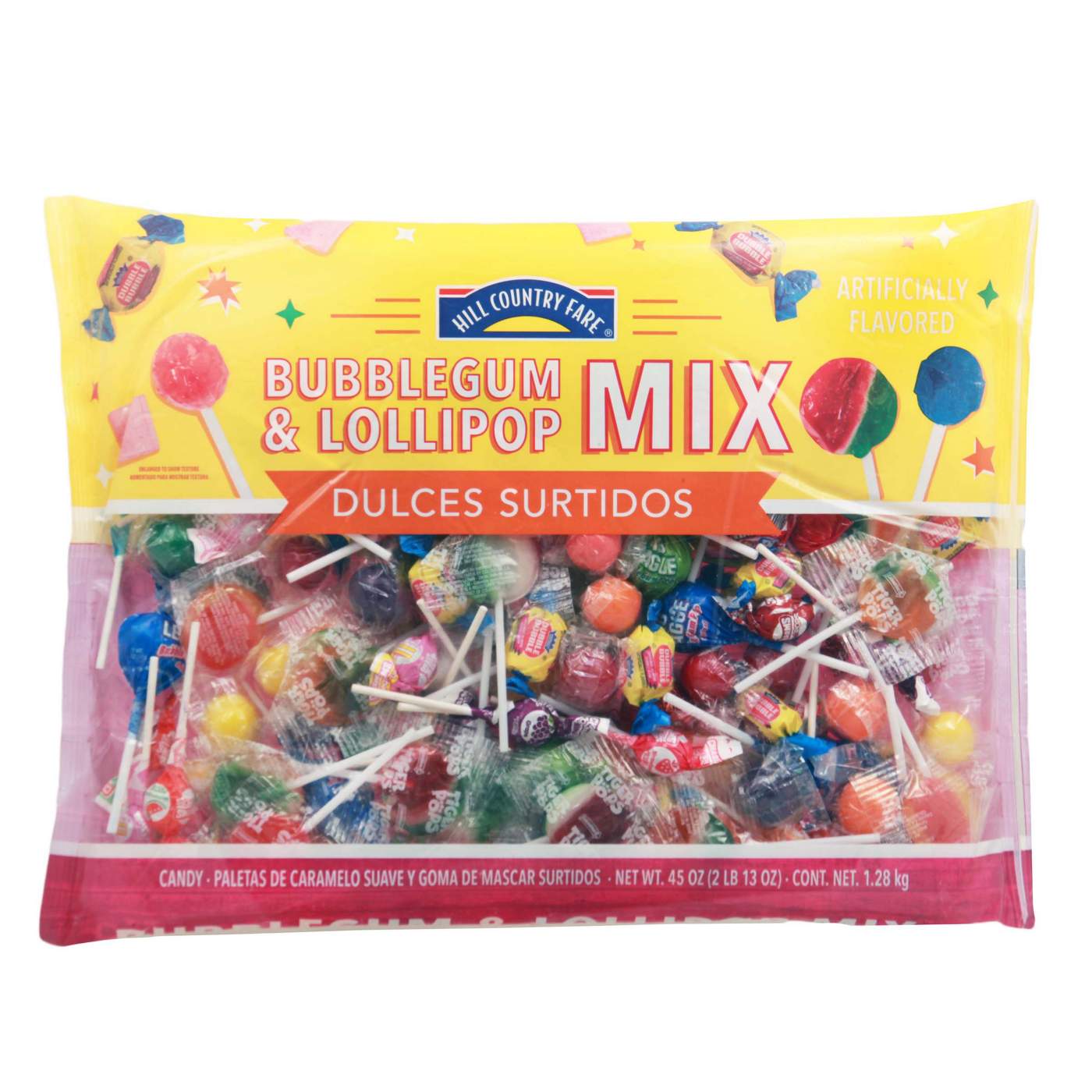 Hill Country Fare Bubble Gum & Lollipops Candy Mix - Shop Candy at H-E-B